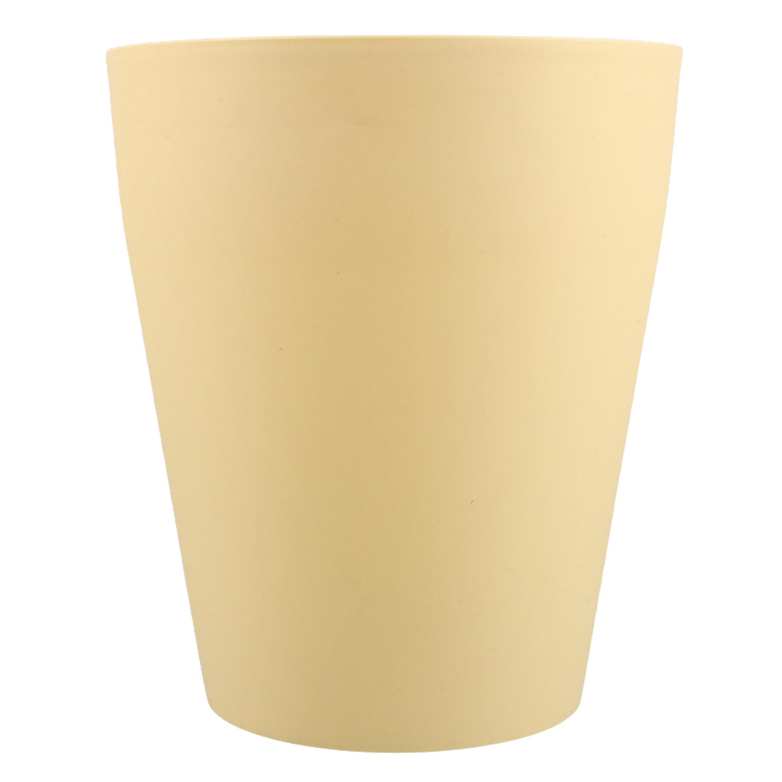 OULII Multi Functional Yellow Garbage Bin Plastic Trash Can for Bedroom ...
