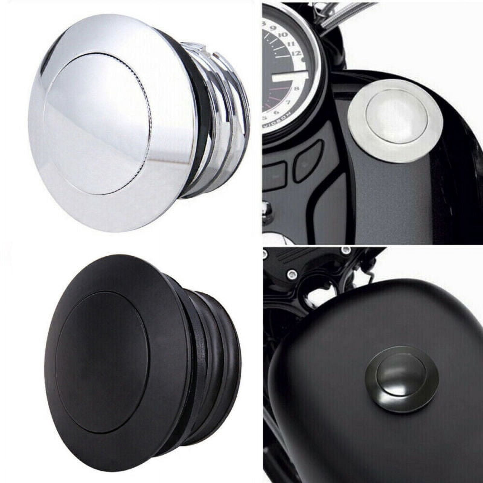 OUMURS Chopper Gas Tank Pop Up Vented Fuel Tank Gas Cap For Harley Dyna ...