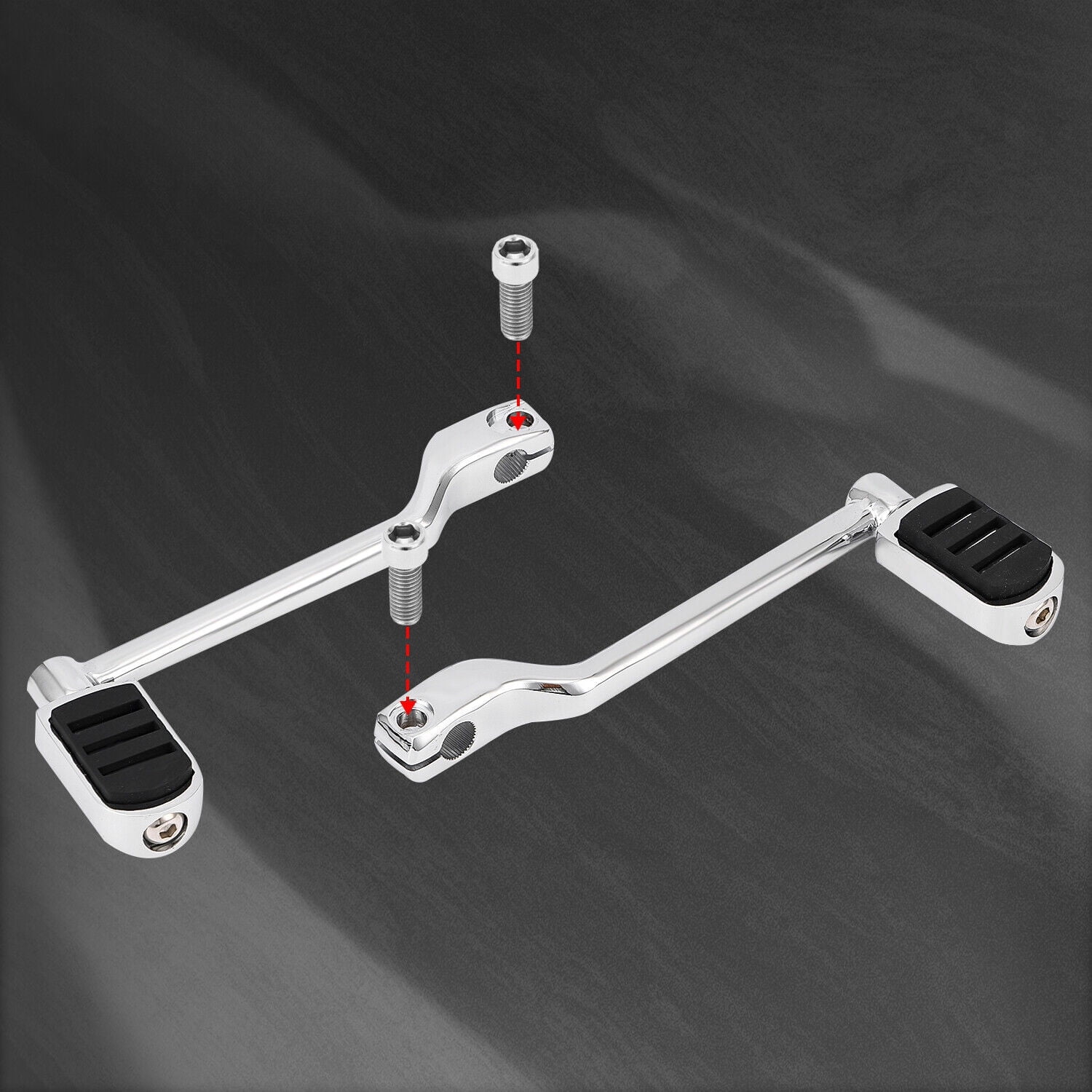 Oumurs Heel Toe Shift Lever Shifter Pegs for Harley Touring Road King ...
