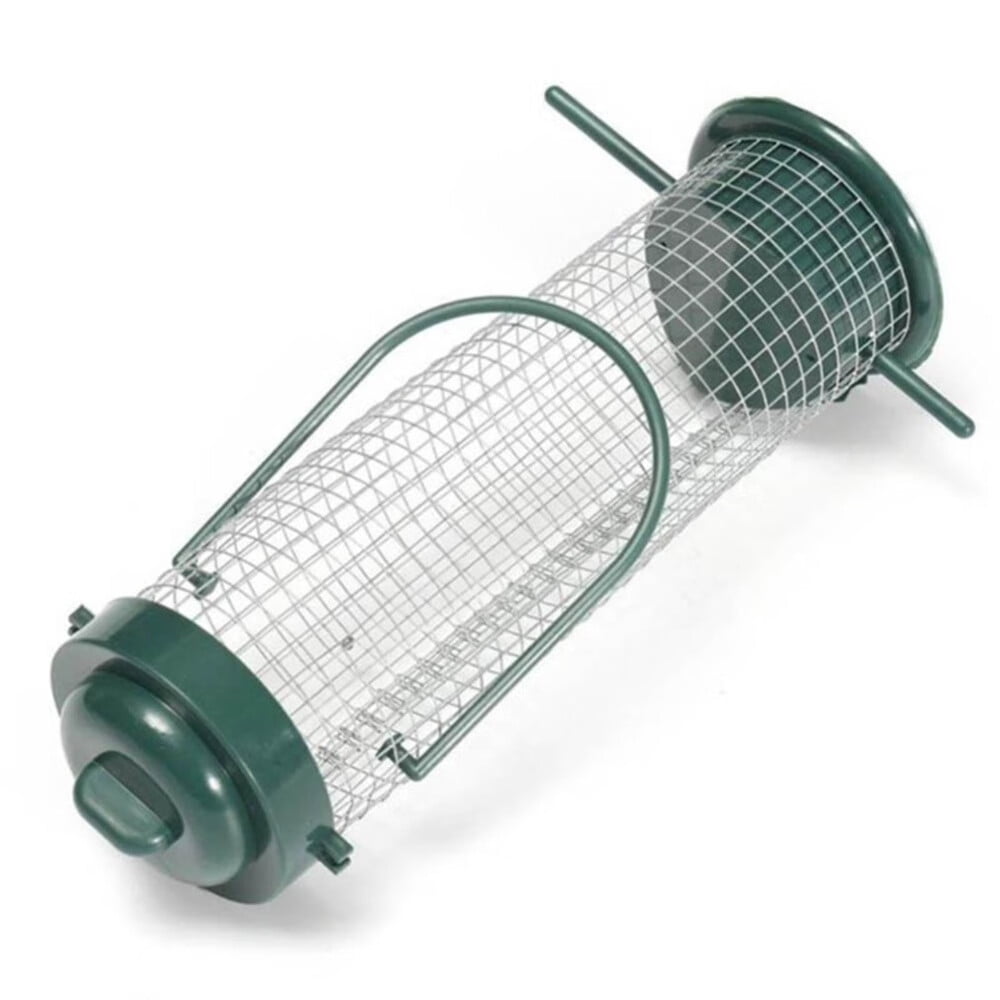 OUNAMIO 2-Pack Heavy Duty Metal Mesh Bird Feeder for Outdoor Hanging ...