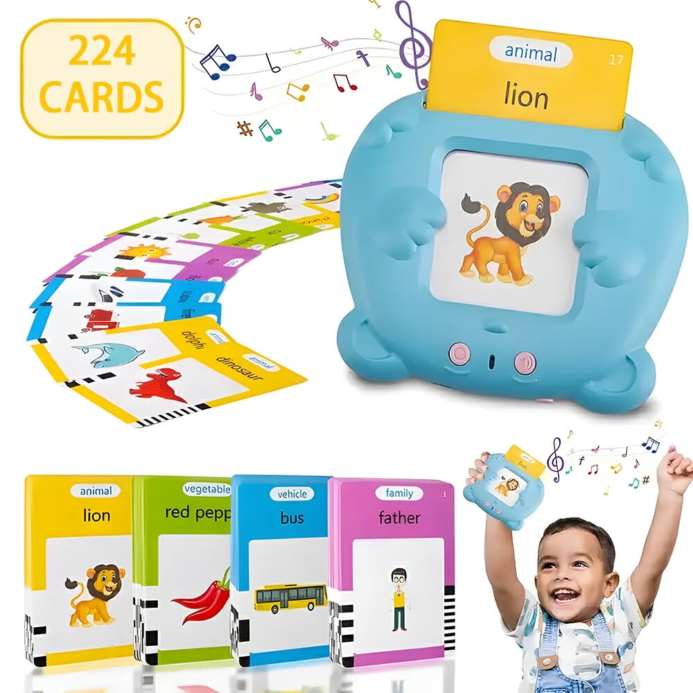 OUNAMIO ABC Learning Flash Cards for Toddlers 2-5, Autism Speech ...