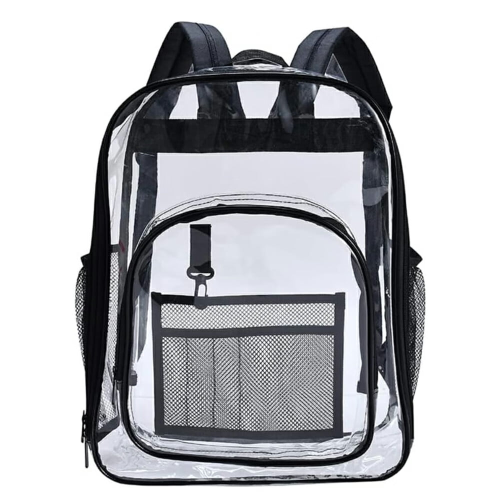 OUNAMIO Clear Backpack - Heavy Duty Transparent Bookbag, See Through ...