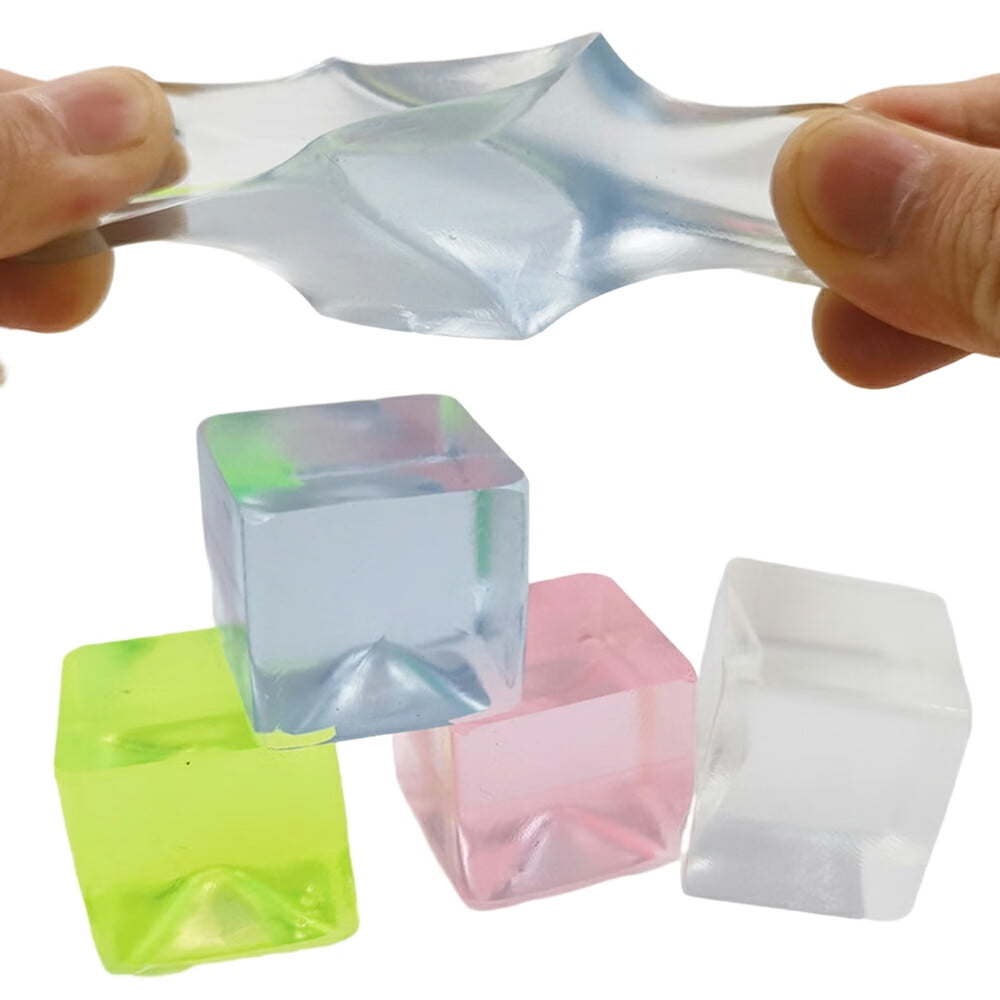 OUNAMIO Kid Adult Fidget Toy - Mini Squishy Toys, Squeeze Ice Block ...