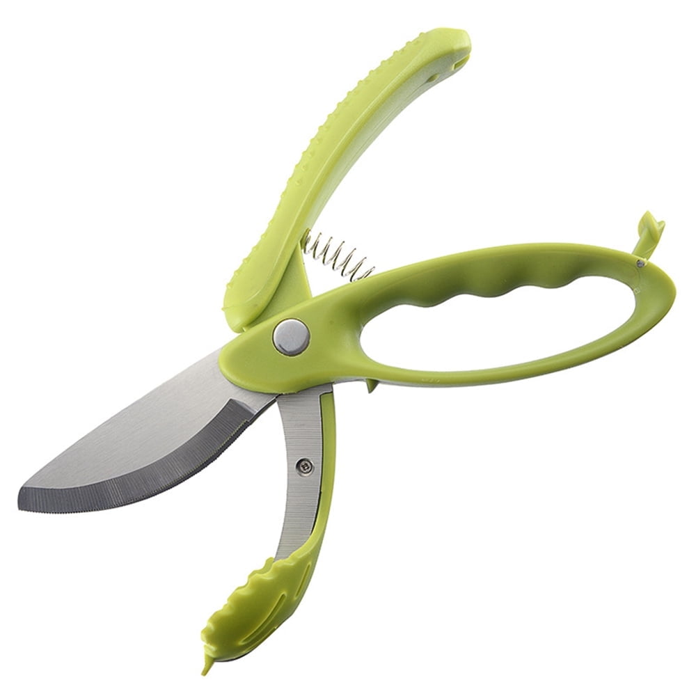 OUNAMIO Kitchen Salad Shears, Vegetable Chop Salad Tongs, Heavy Duty ...