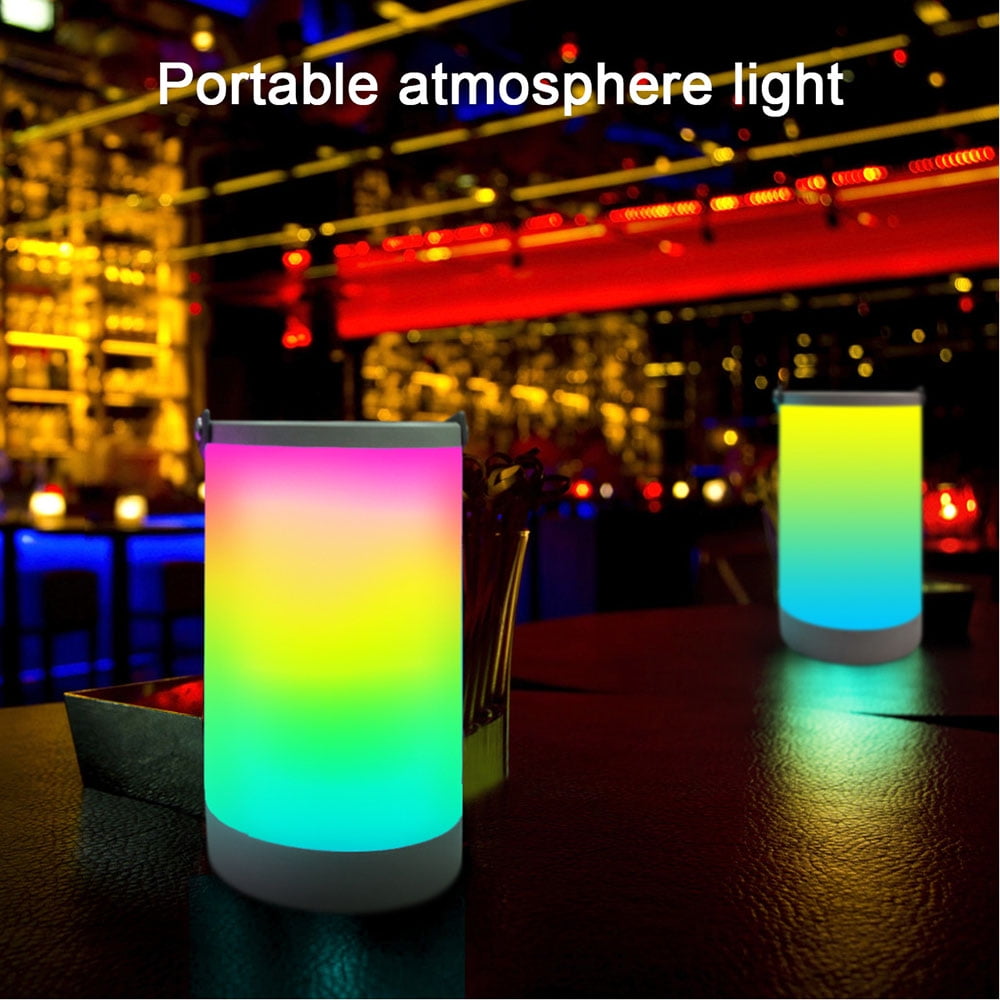 OUNAMIO USB Touch Portable Atmosphere Light, Adjustable Color ...