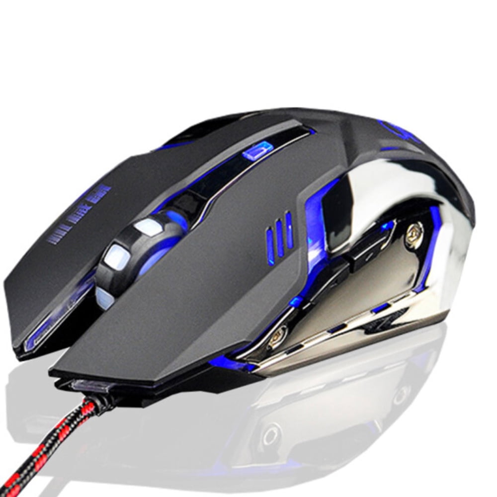 OUNAMIO Wireless Optical Gaming Mouse, with USB Receiver, Rechargeable ...