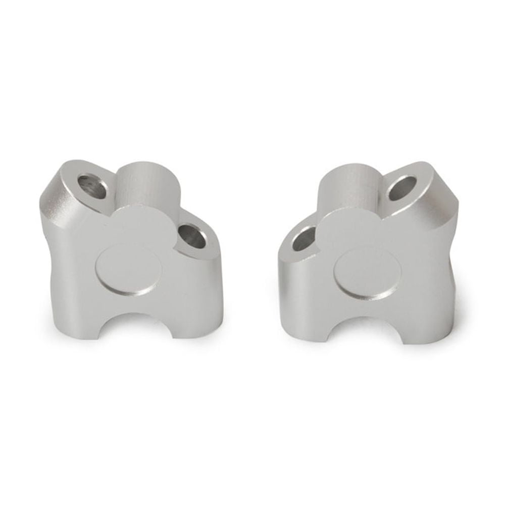 OUNONA 1 Pair Anodized 2 Inch Pivoting Motorcycle Handlebar Riser For 7 ...