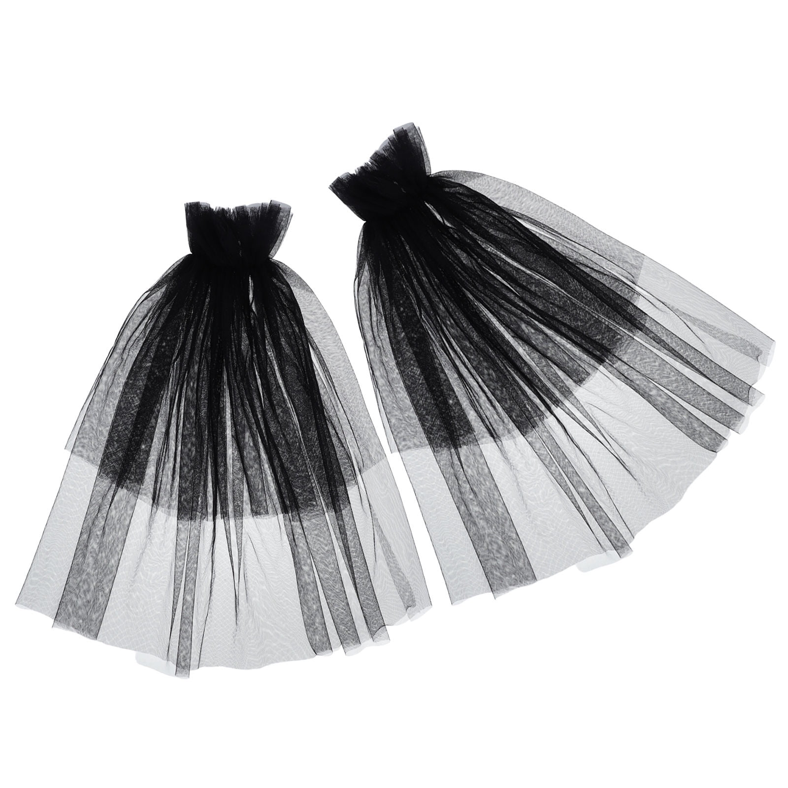 OUNONA 1 Pair Black Wedding Dress Sleeves Enchanting Long Sleeve Arm ...