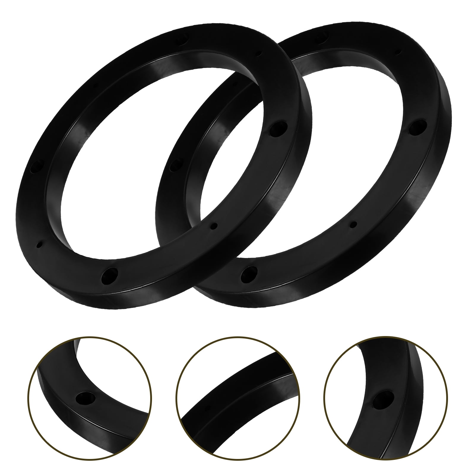 OUNONA 1 Pair Car Speaker Spacer 5 Inch Speaker Adapter Ring Vehicle ...