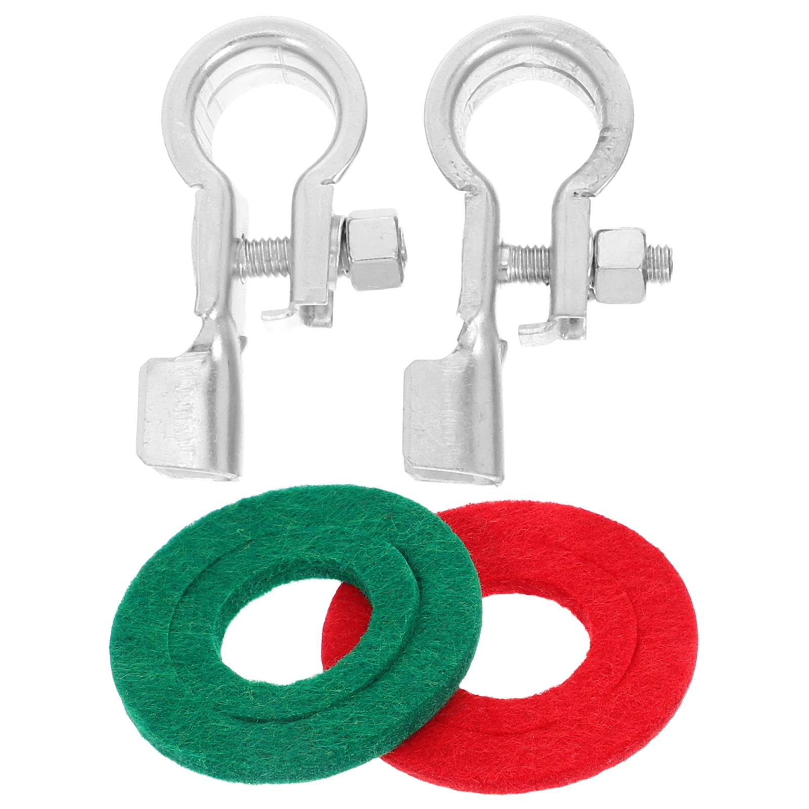 OUNONA 1 Pair Copper Battery Terminal Connectors Battery Terminal Clamps Automotive Battery ...