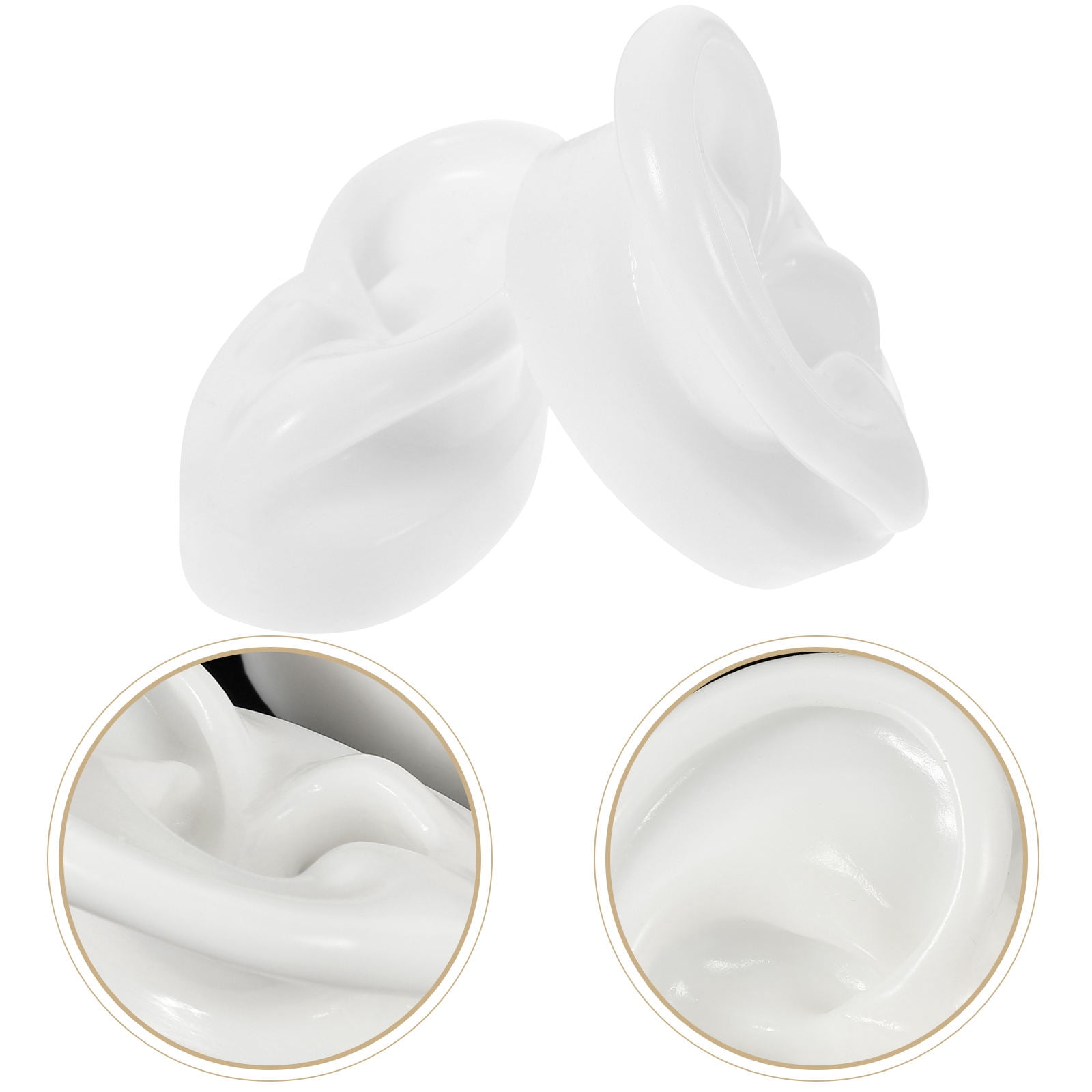 OUNONA 1 Pair Ear Shape Simulation Mold For Jewelry Display And With ...