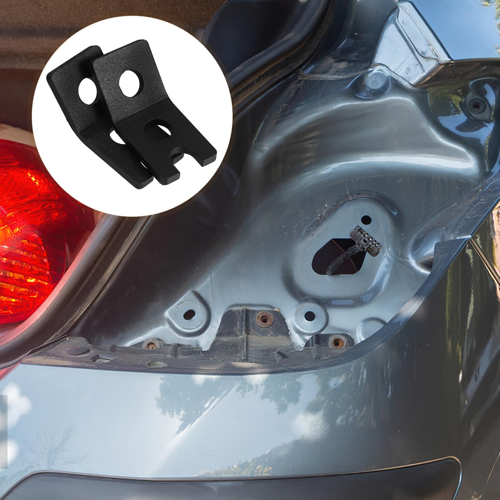 OUNONA 1 Pair Motorcycle Flag Pole Mounting Backup Reverse Mount ...