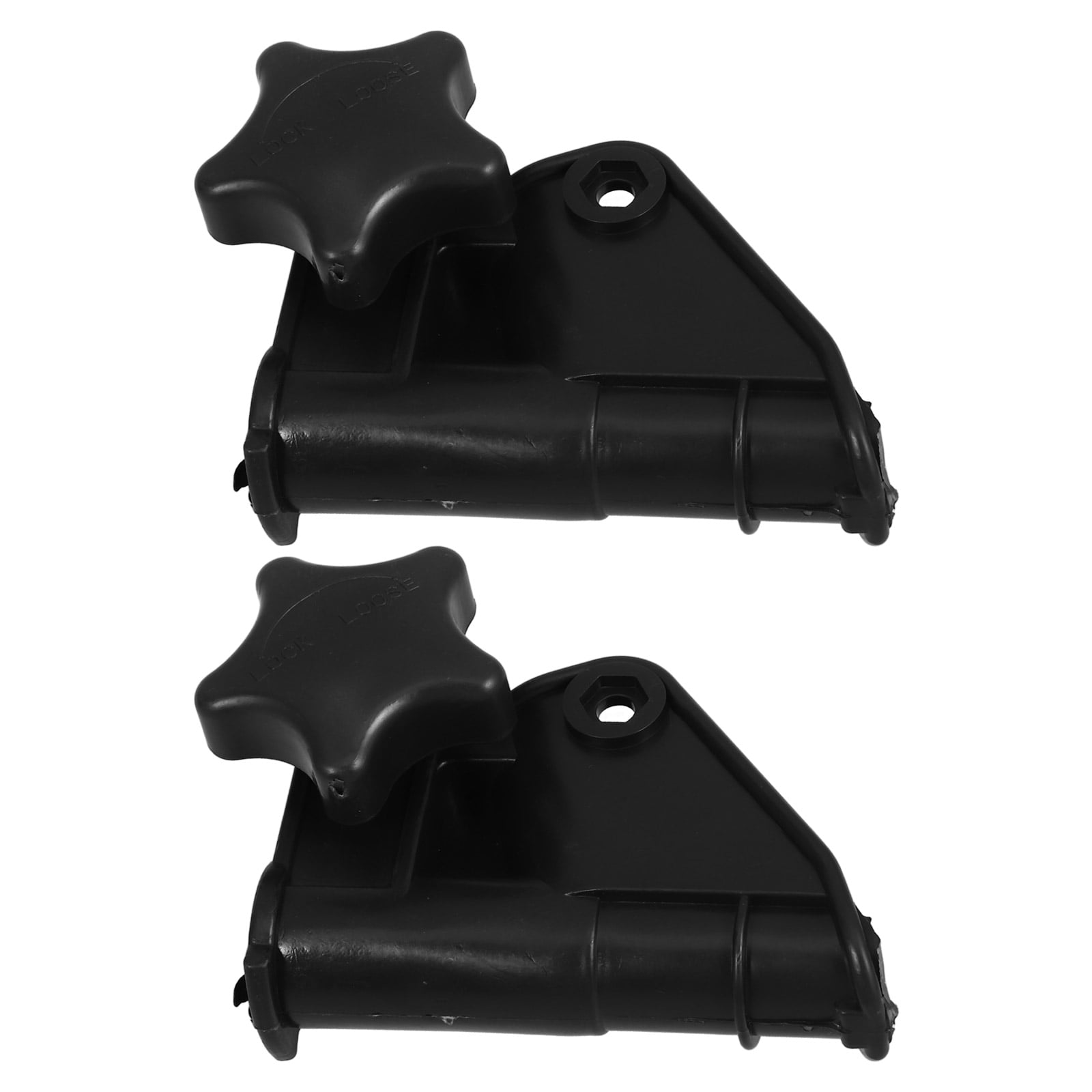 OUNONA 1 Pair Plastic Latch Hinge Fixed Catch Lock Replacement Repair ...