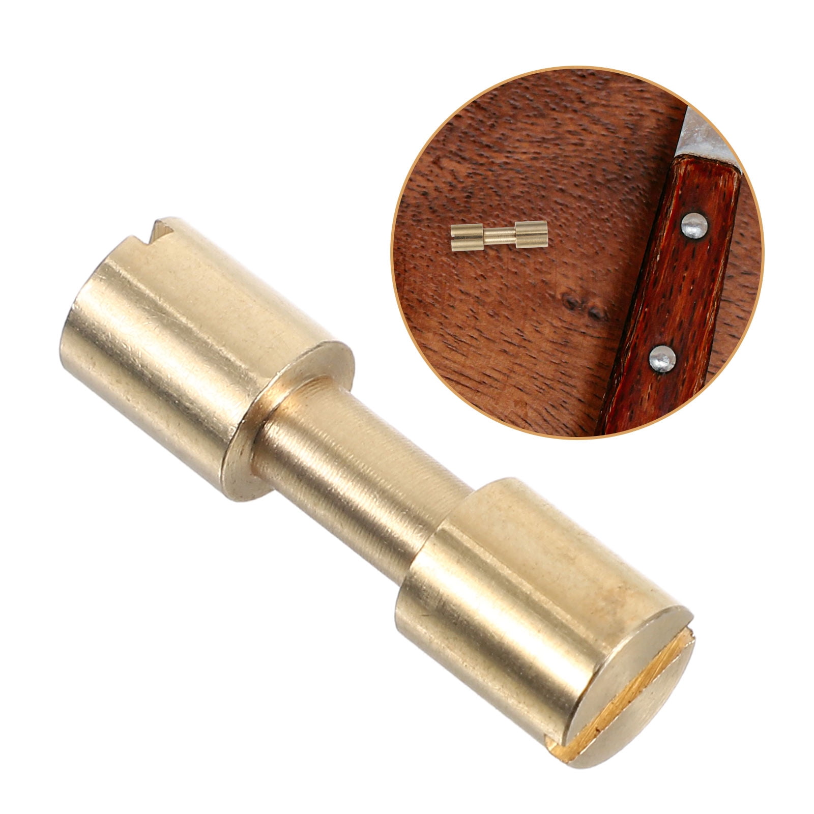 OUNONA 1 Pair Stainless Steel Rivets For Kitchen Knife Handle Fixing ...