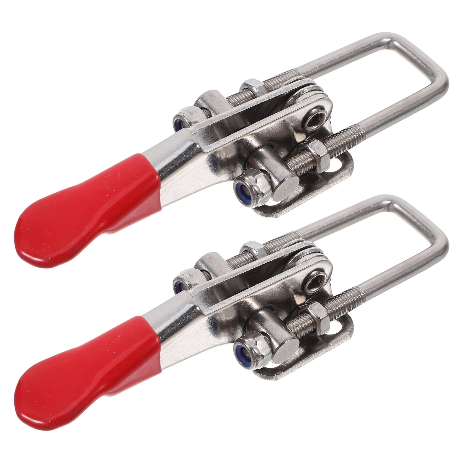 OUNONA 1 Pair of Toggle Latch Adjustable Metal Toggle Clamp Latch Hasp ...