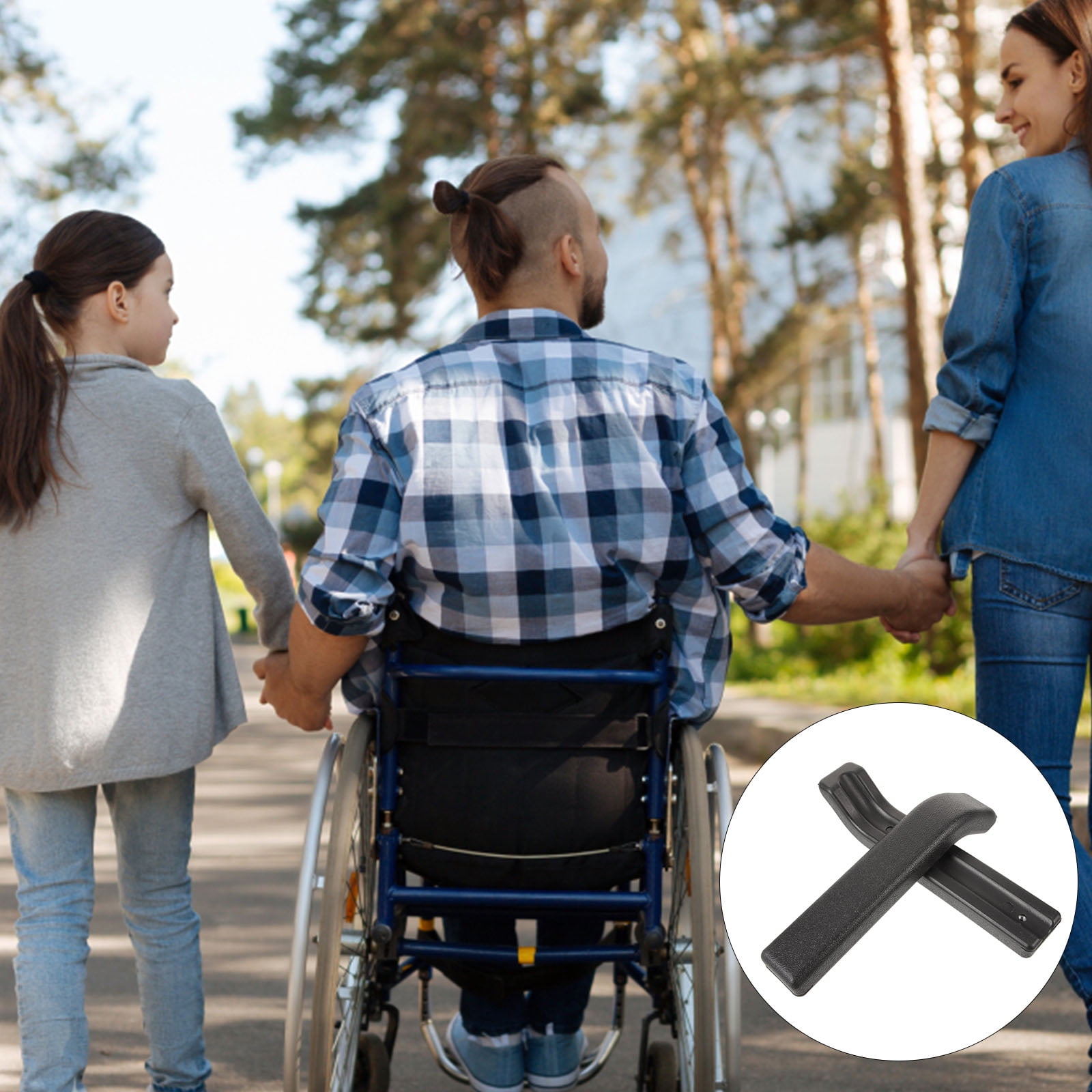 OUNONA 1 Pair Wheelchair Armrest Pads Wheelchair Arm Pads Wheelchair ...