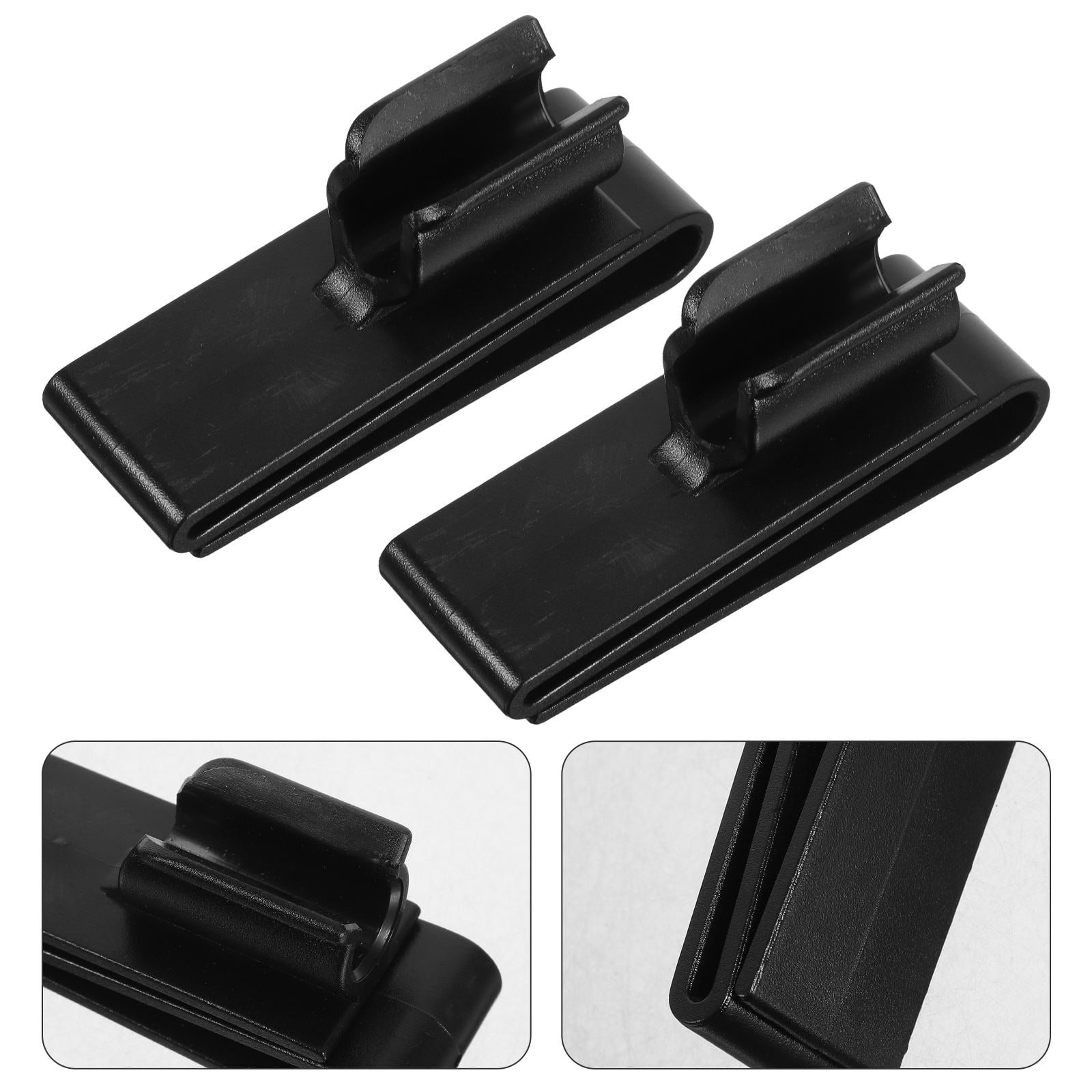 FOLOYORI Putter Holder Clamp Black Plastic 1 Pair Golf Training ...