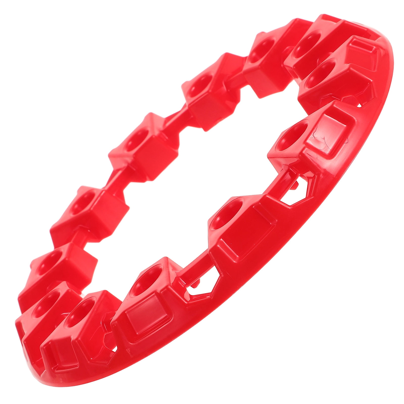OUNONA 1 Pcs Decorative Wheel Hub Covers Red Plastic Wheel Center Caps ...