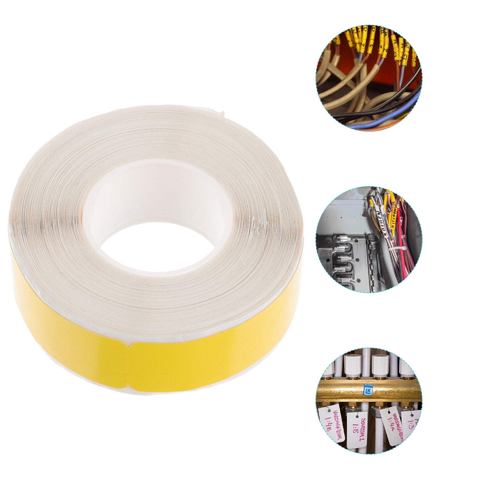 OUNONA 1 Roll/67pcs Cable Labels Tags Cable Markers Self Adhesive Wire ...