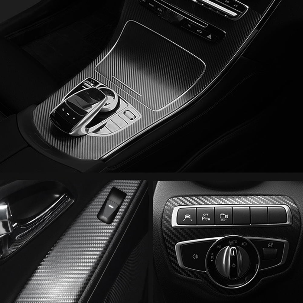 OUNONA 1 Roll Carbon Fiber Wrap Film Carbon Fiber Wrap Sticker 4D Wrap ...