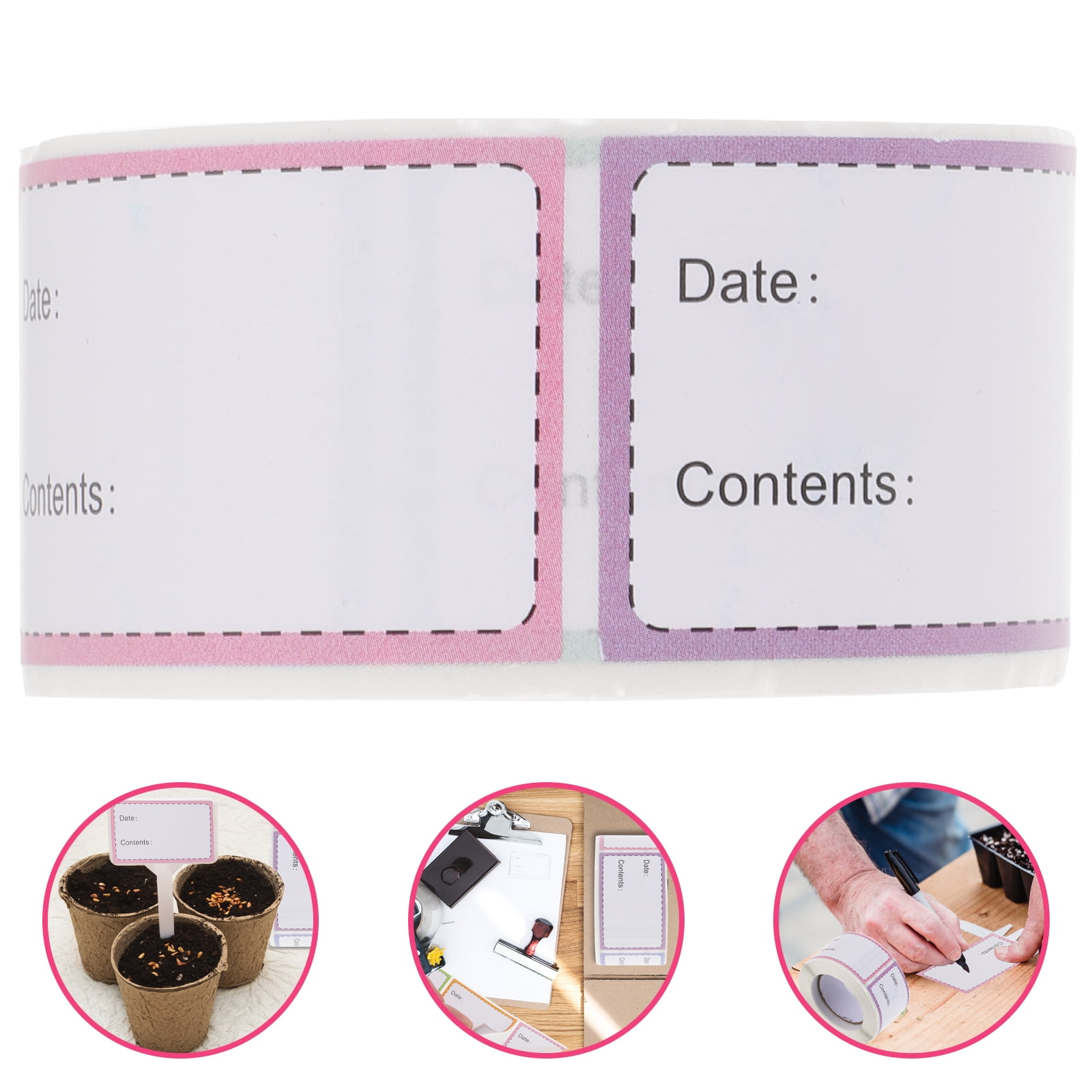 OUNONA 1 Roll Freezer Food Labels Self-adhesive Food Stickers ...