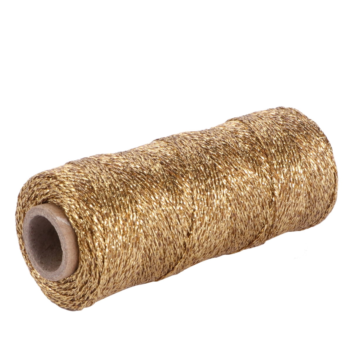 OUNONA 1 Roll Handmade Woven Rope Golden Cloth Craft String for Young ...