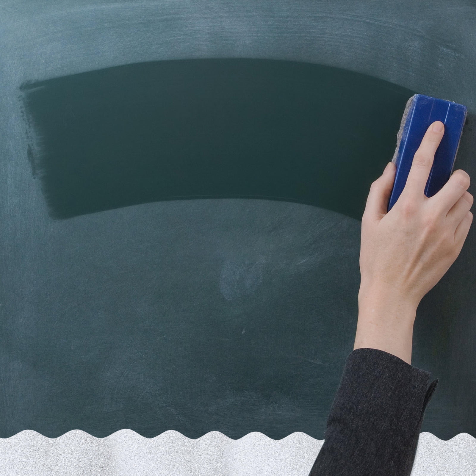 OUNONA 1 Roll Non-Adhesive Glitter Classroom Blackboard Border Decal ...