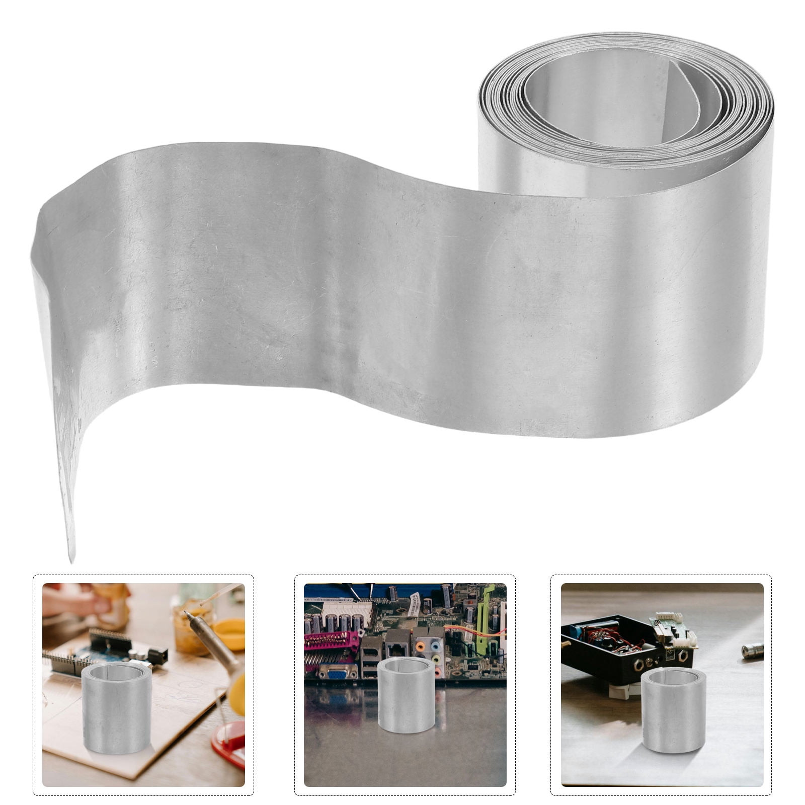OUNONA 1 Roll Pure Zinc Anode Sheet Kit High Purity Nickel Anode Sheet ...