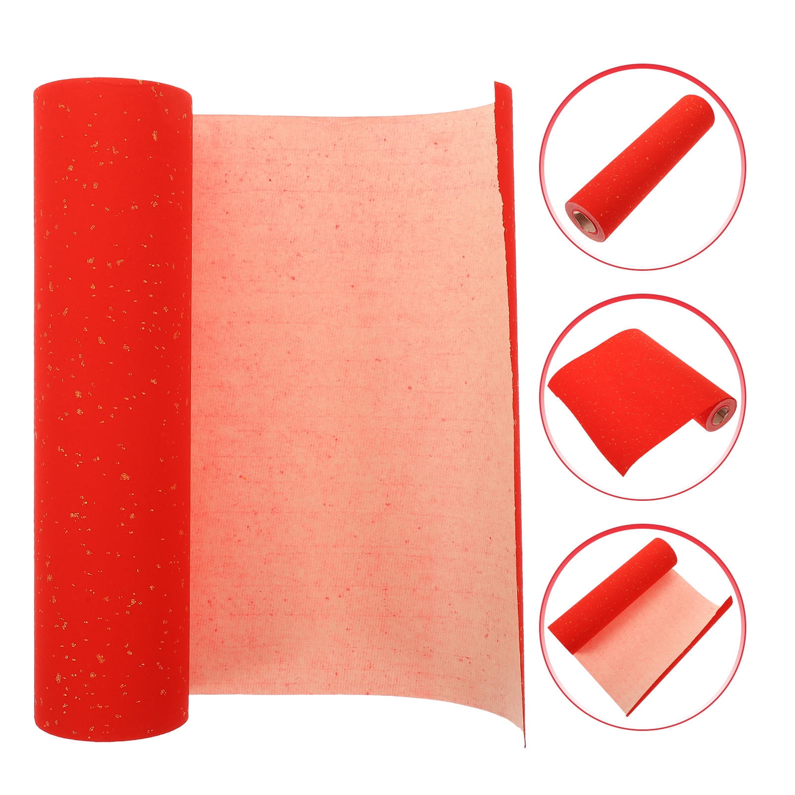 FOLOYORI Chinese Blank Paper Red Half-Cooked Rice Paper for Memorial ...