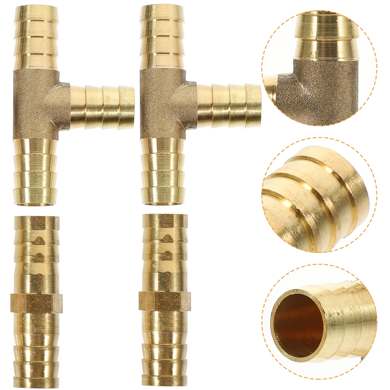 OUNONA 1 Set Air Hose Fitting Barb Hose Connector 12mm Male To Male ...