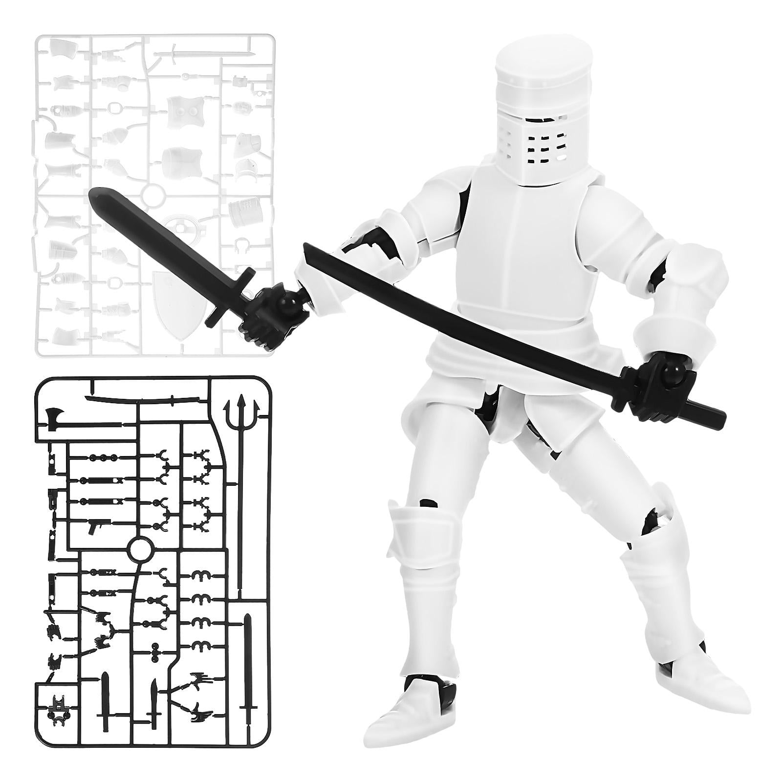 OUNONA 1 Set Articulated Knight Action Figure Multi-Jointed Movable ...