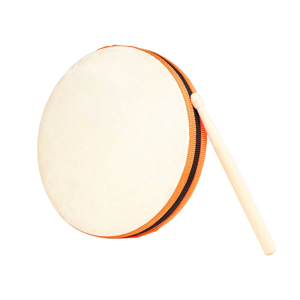 OUNONA 1 Set Baby Drum Kids Percussion Wood Frame Drum with Drum Stick ...