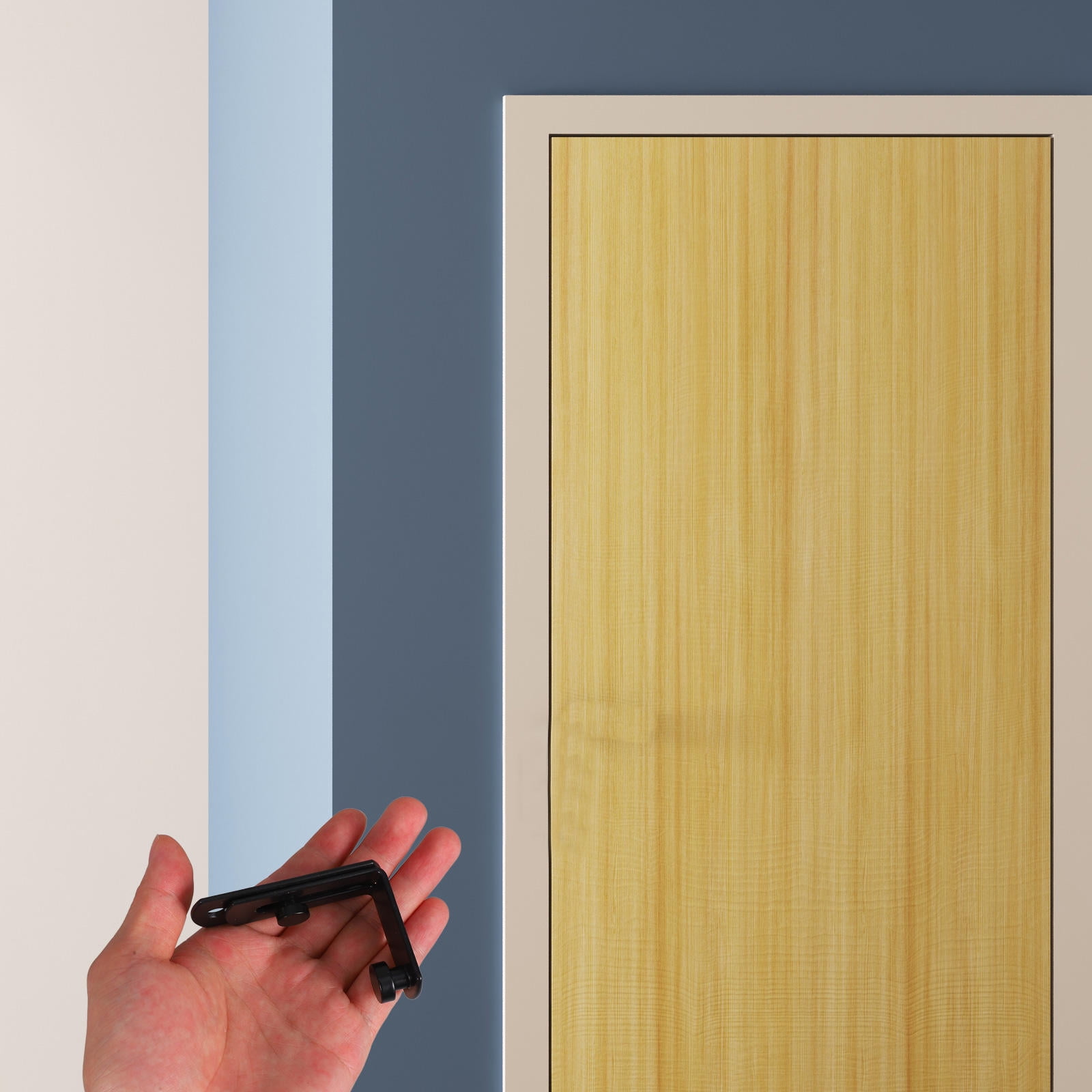 OUNONA 1 Set Barn Door Lock Sliding Door Latch Clasp Carbon Steel ...