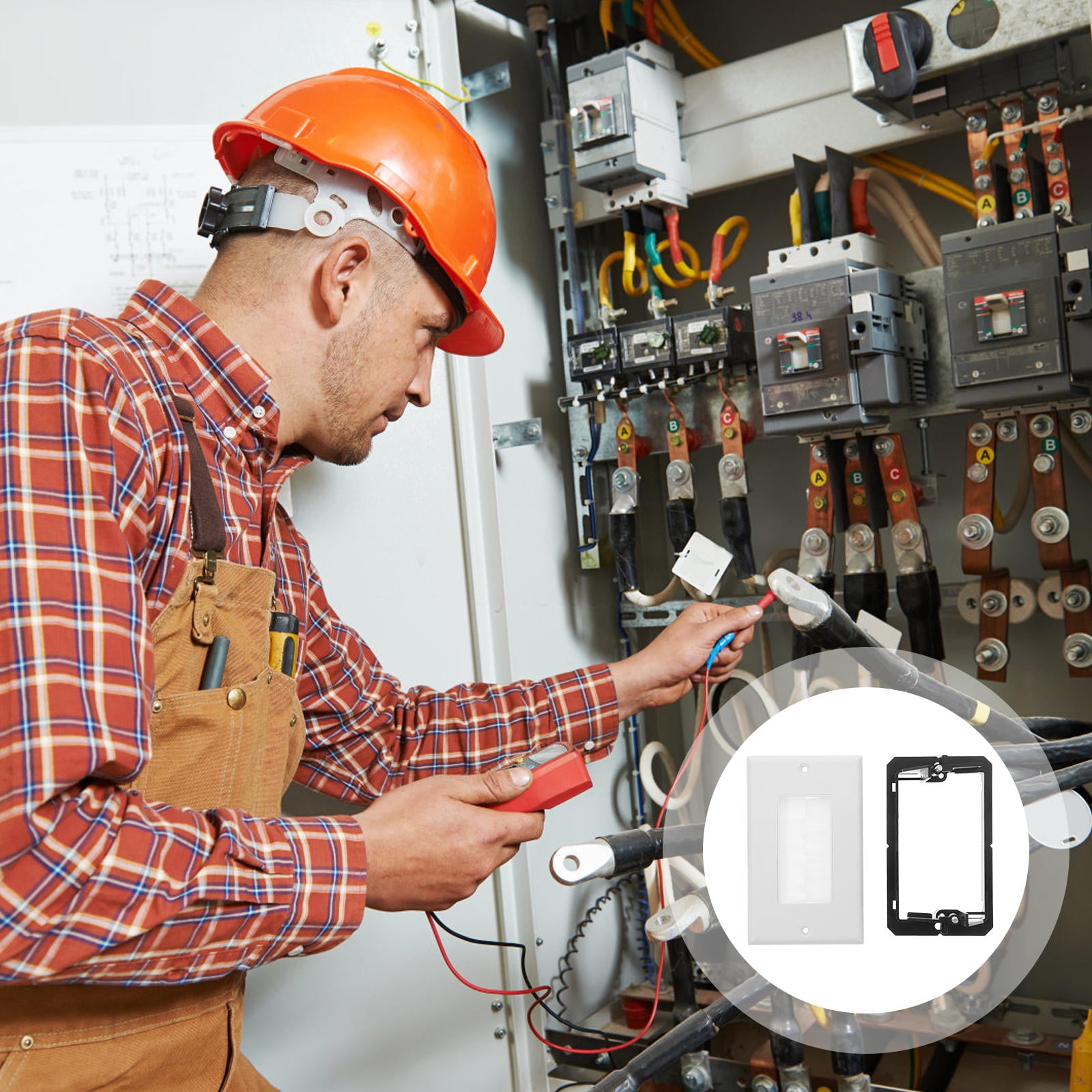 OUNONA 1 Set Brush Panel For Cables Wall Cable Management Cable Wall ...