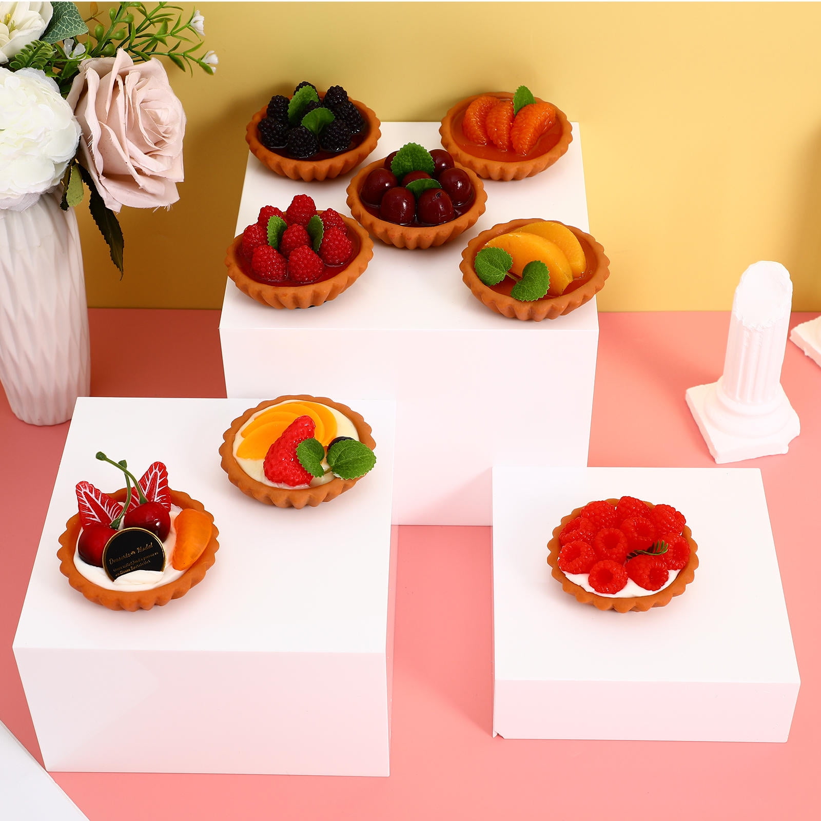 OUNONA 1 Set Buffet Risers Dessert Stands Cookie Risers Cupcake Stands ...
