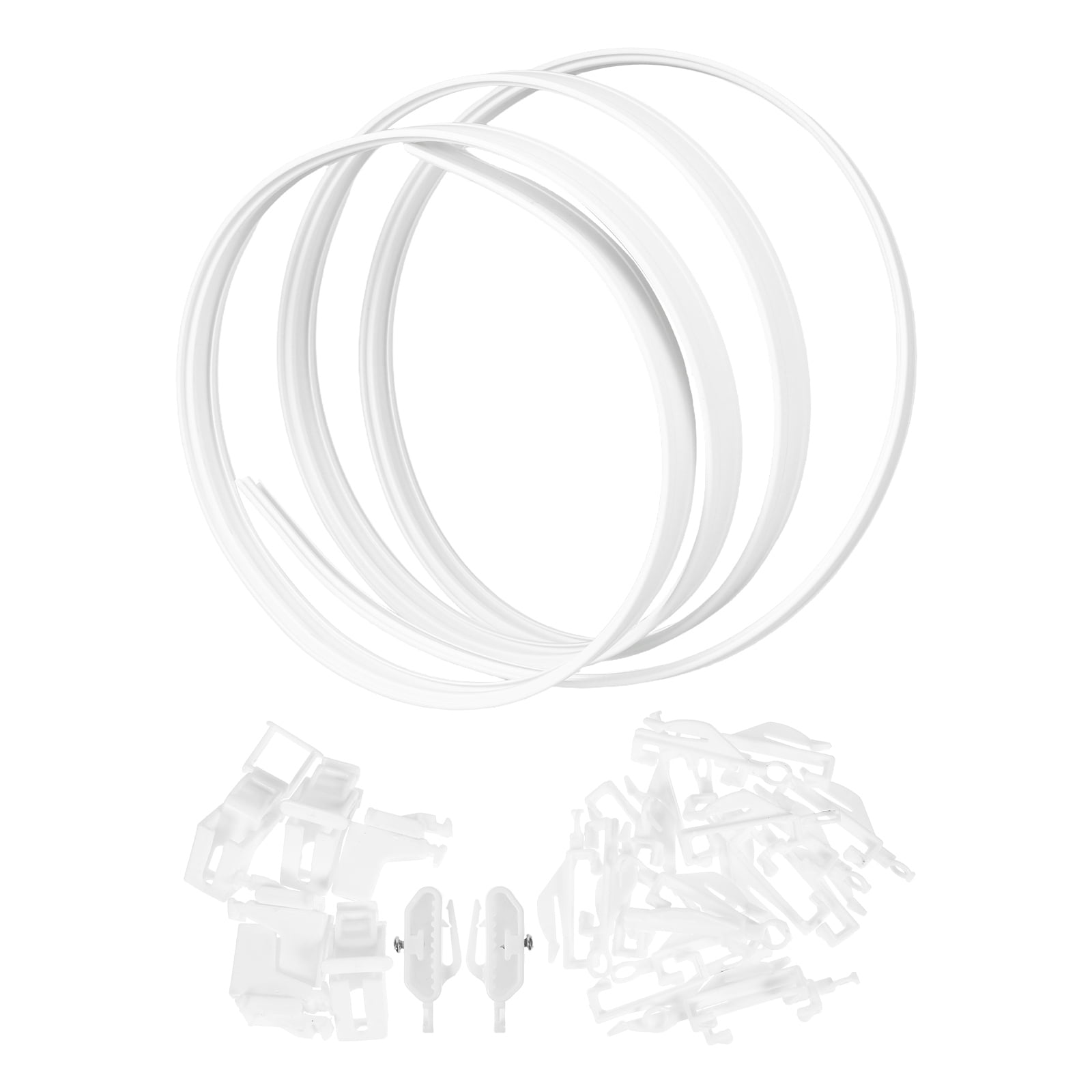 OUNONA 1 Set Ceiling Curtains Track Flexible Plastic Bendable Tracks ...