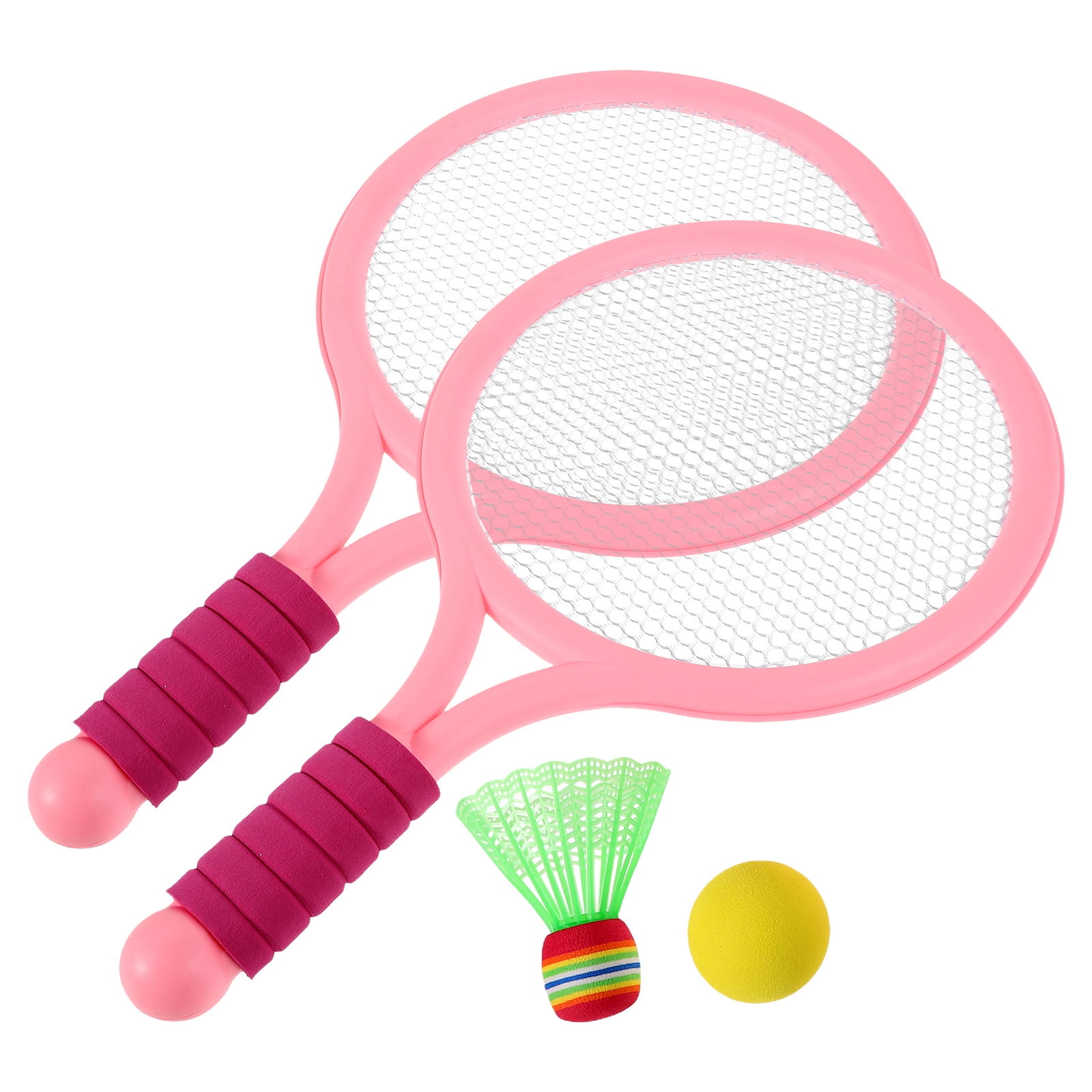 OUNONA 1 Set Children Badminton And Tennis Racket Set Kids Fun Sports ...