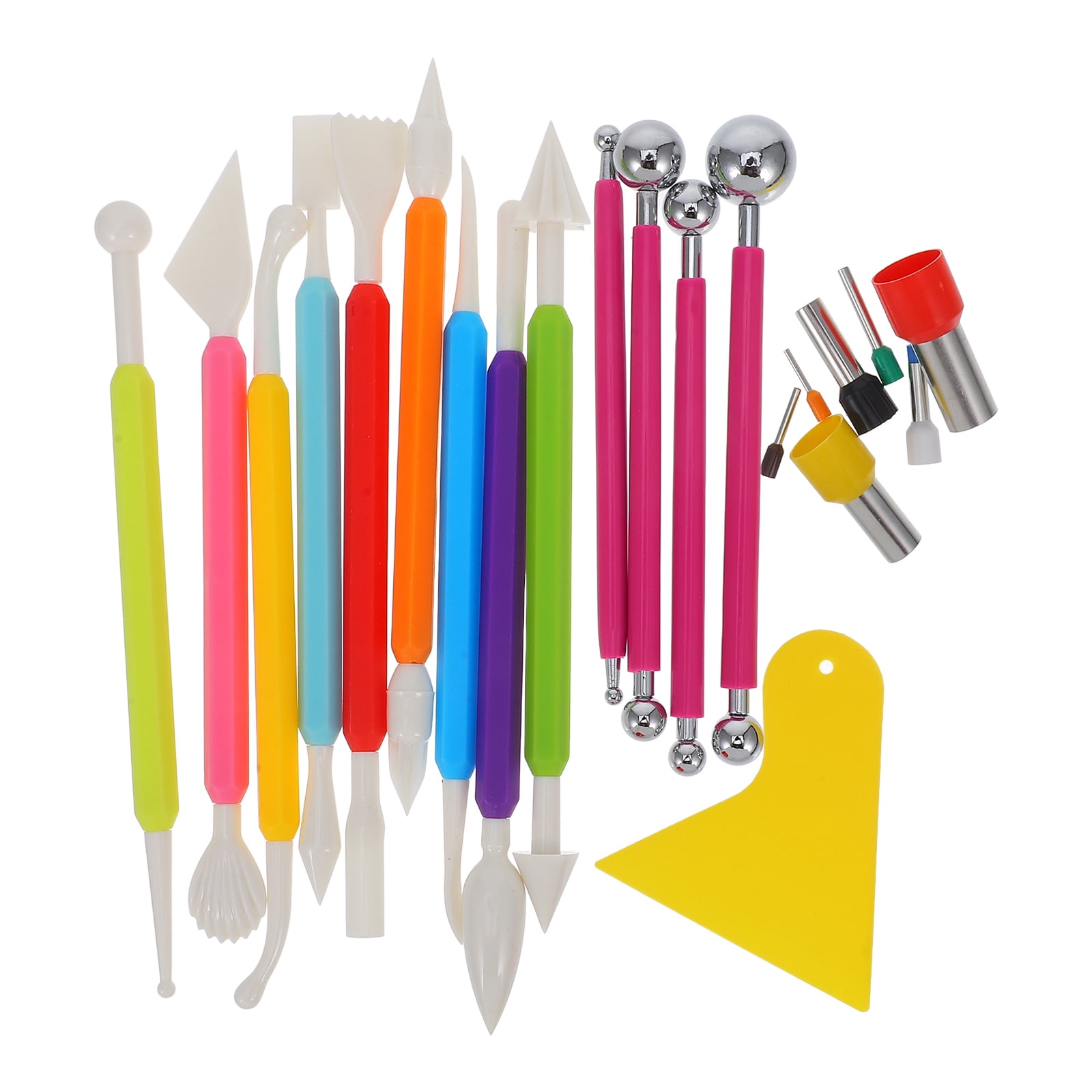 OUNONA 1 Set Comprehensive Clay Sculpting Tool Set Including Dotting ...