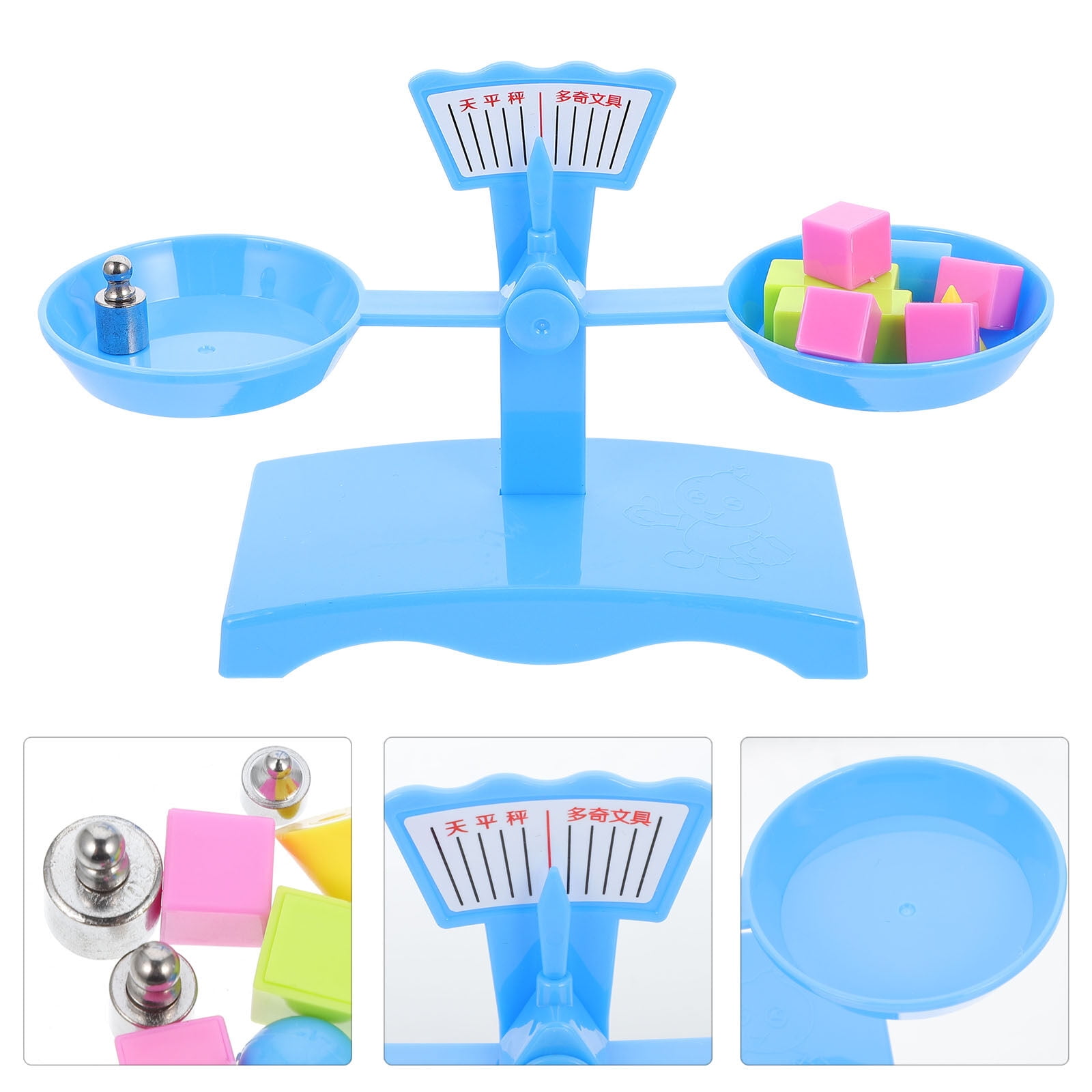 OUNONA 1 Set Creative Scale Lever Plastic Scale Kids Learning For Intellectual Development ...