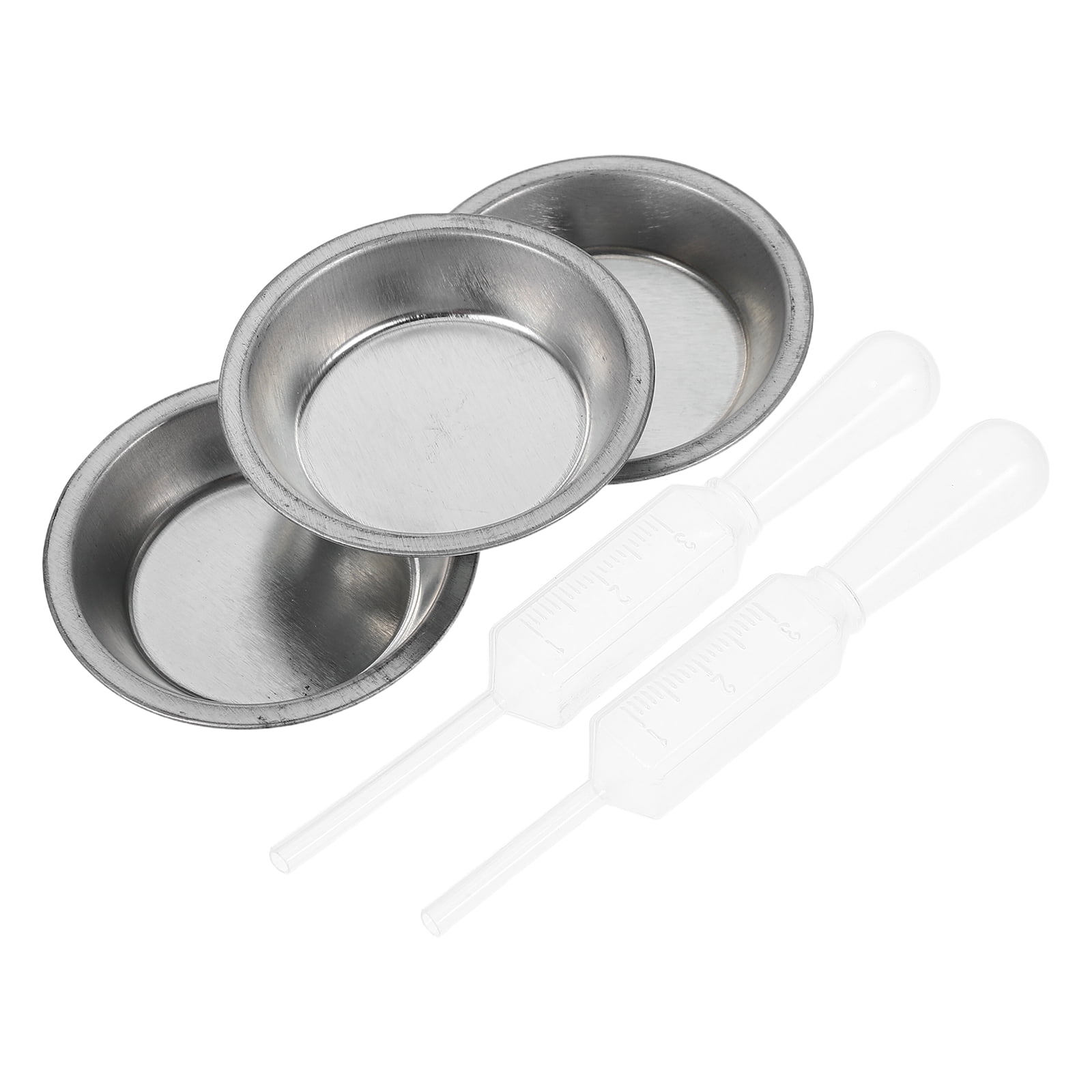 OUNONA 1 Set DIY Hobby Model Coloring Dropper and Metal Paint Palette ...