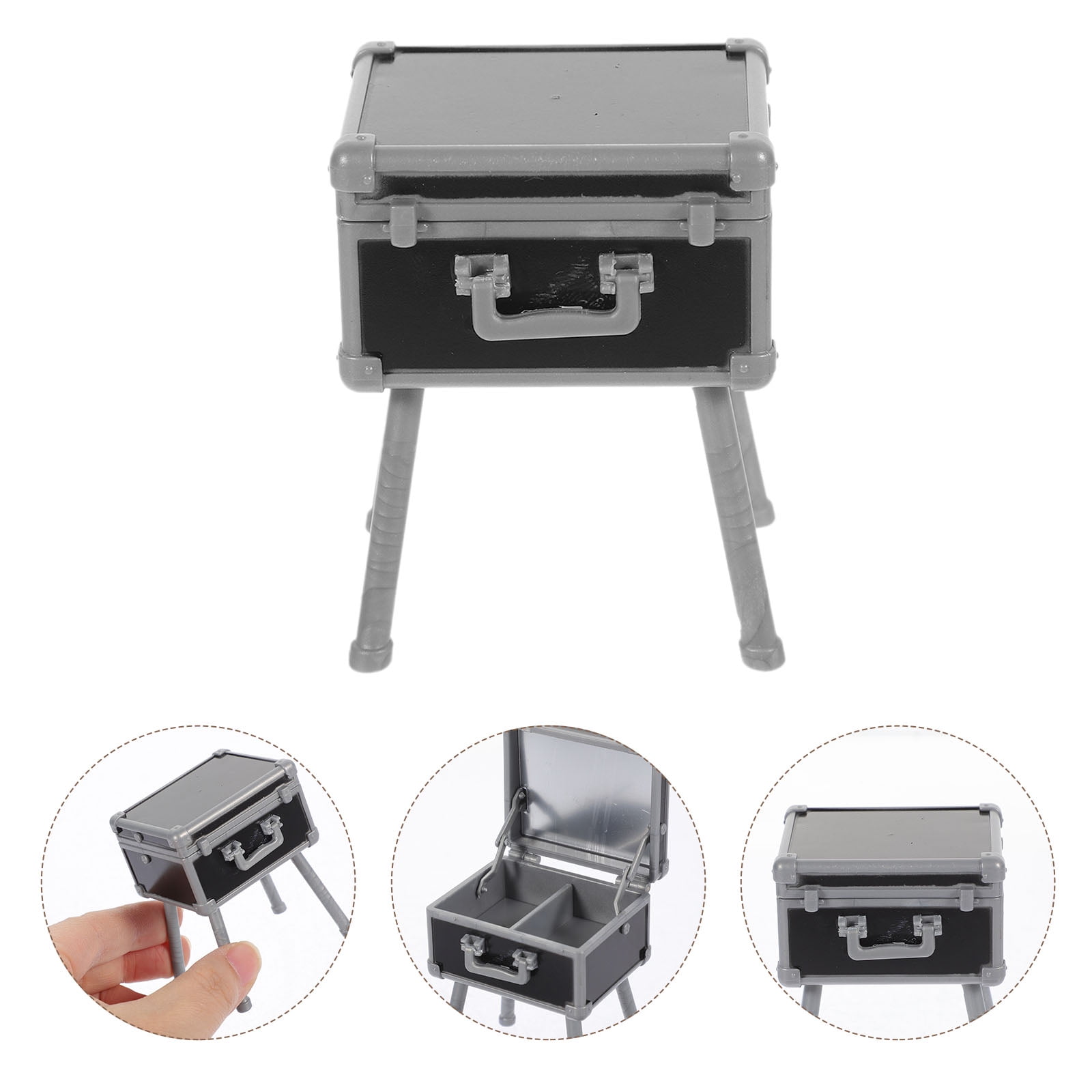 OUNONA 1 Set Doll House Miniature Cosmetics Box and Makeup Models ...