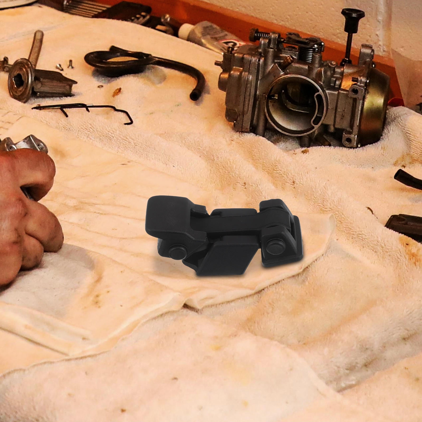 OUNONA 1 Set Elastic Hood Catch Flexible T-Handle Hasp Flexible Draw ...