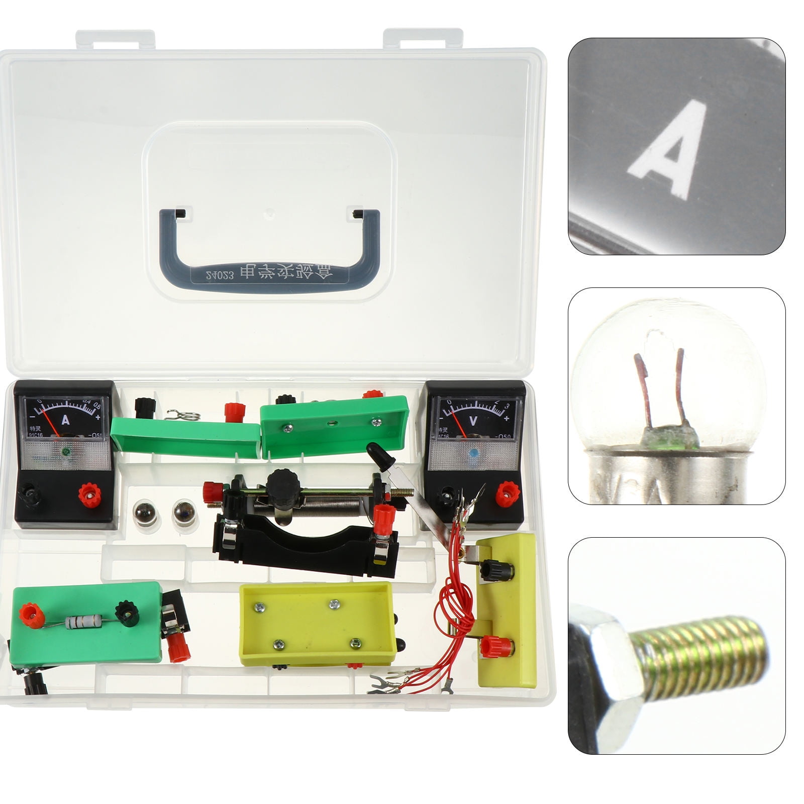 OUNONA Teaching Tools Circuit Aids Transparent PVC 1 Set - Walmart.com