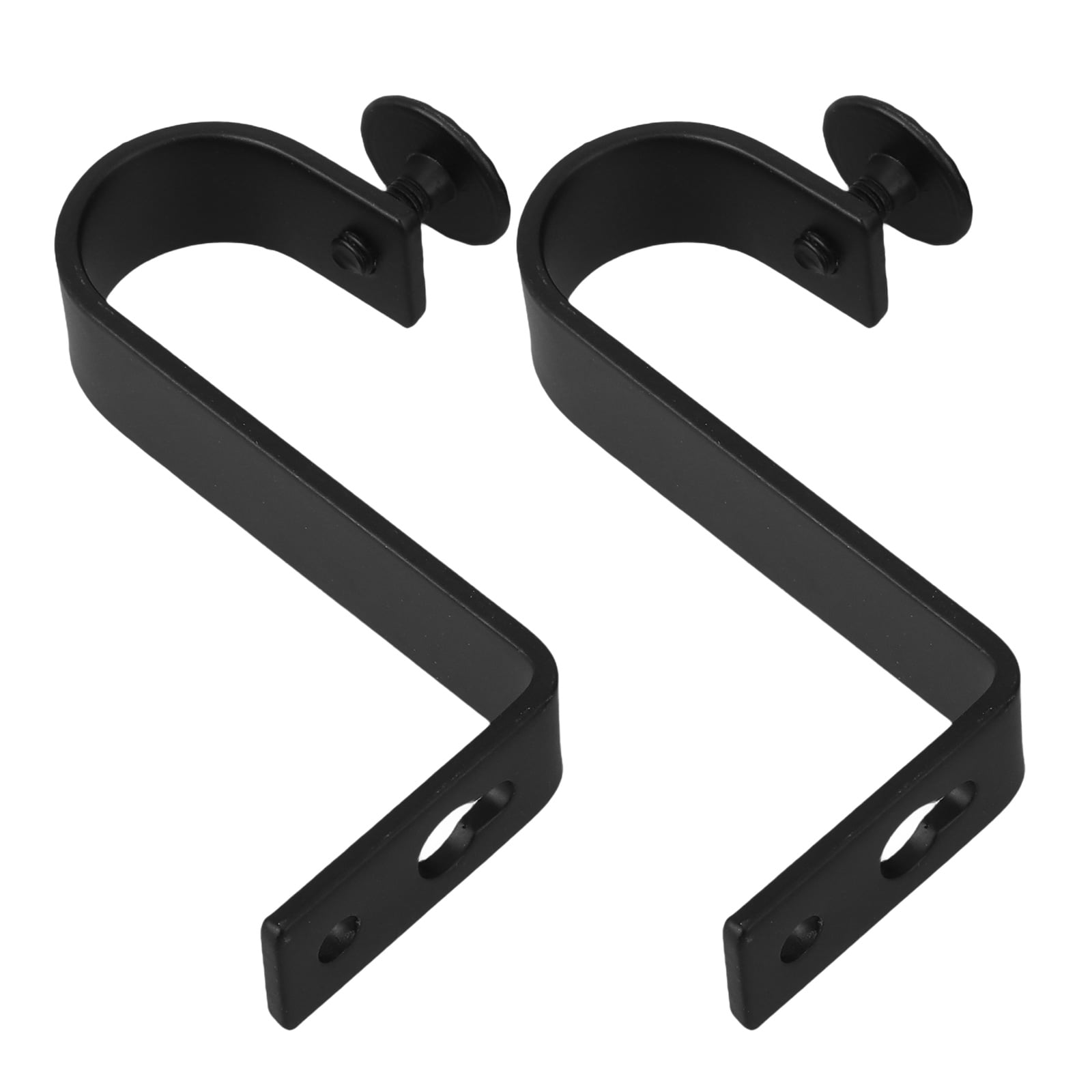 OUNONA 1 Set Of Hang Curtain Bracket Curtain Rod Center Support Bracket ...