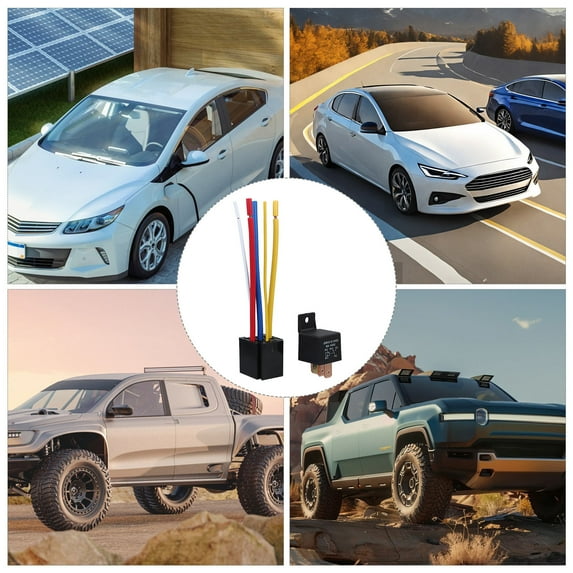 OUNONA 1 Set Heavy Duty Relay for Trucks 80A 12V Relay Socket ...