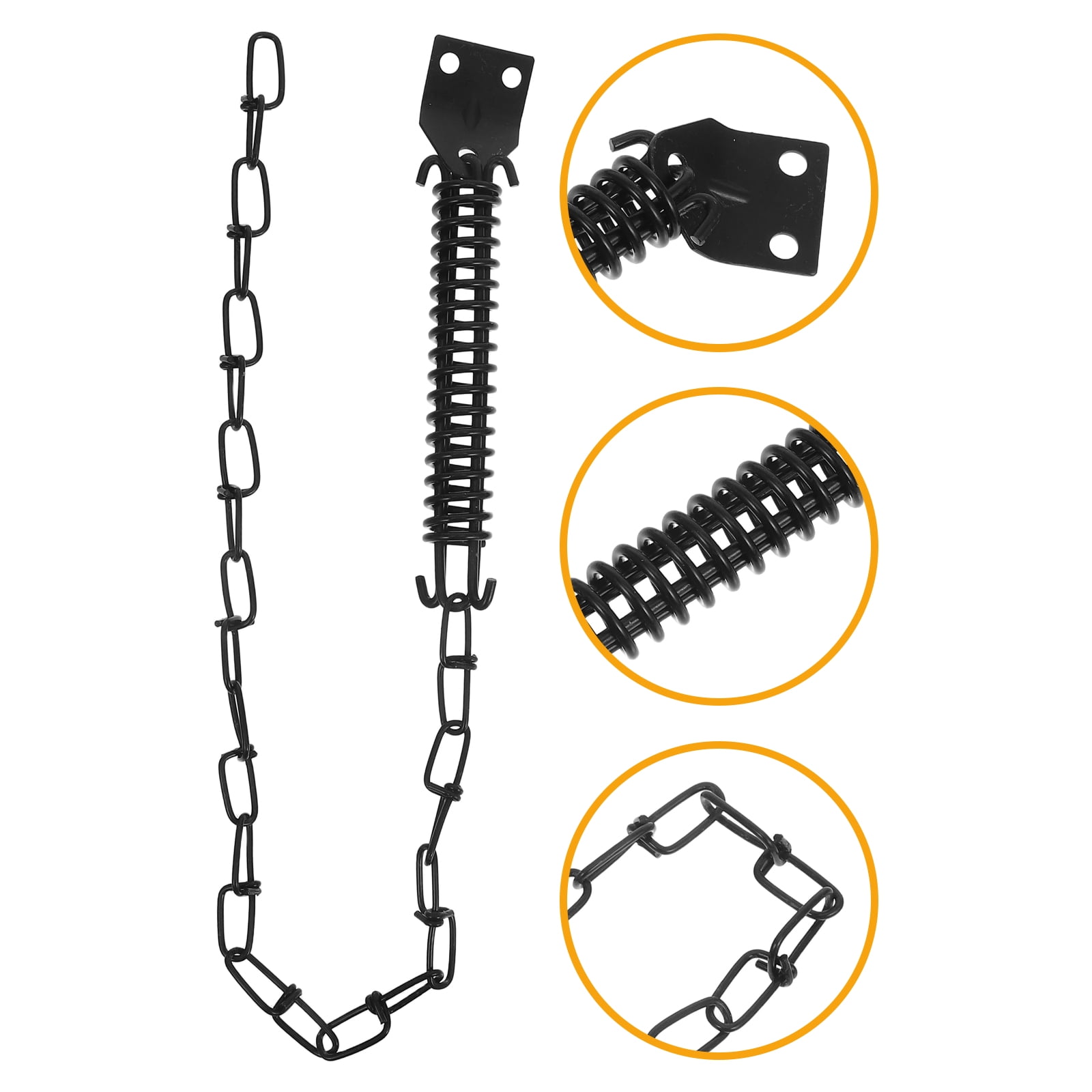 Tineasur Door Spring Closer with Screen Protector Iron, Door Closer Set ...