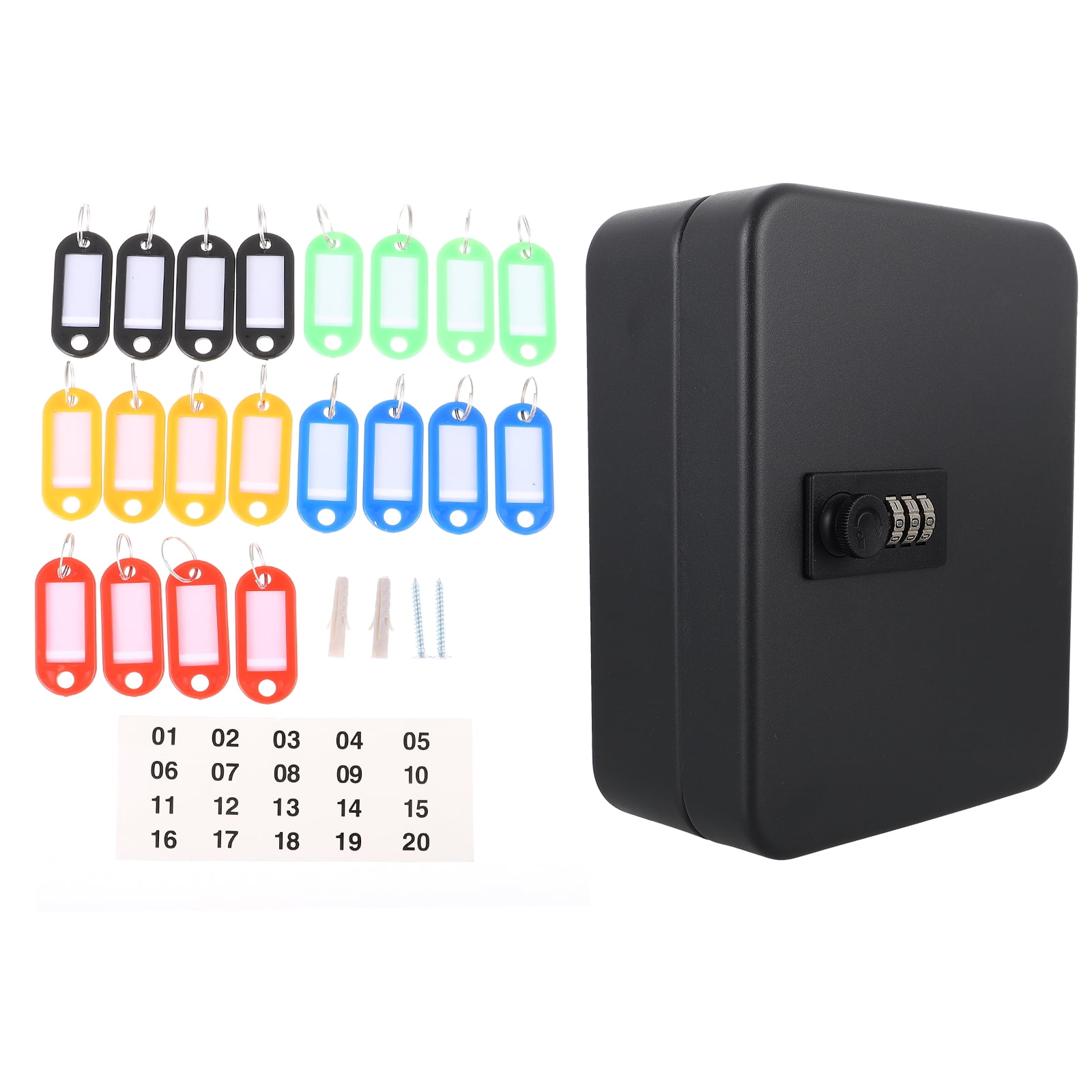 OUNONA 1 Set Key Cabinet Lock Box Key Security Organizer Wall Mounted ...