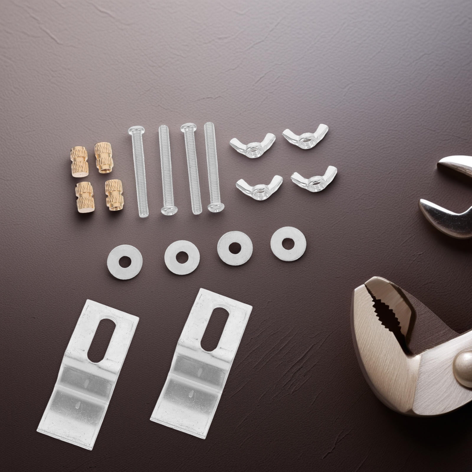 OUNONA 1 Set Kitchen Sink Clips Undermount Brackets for Sink Support ...