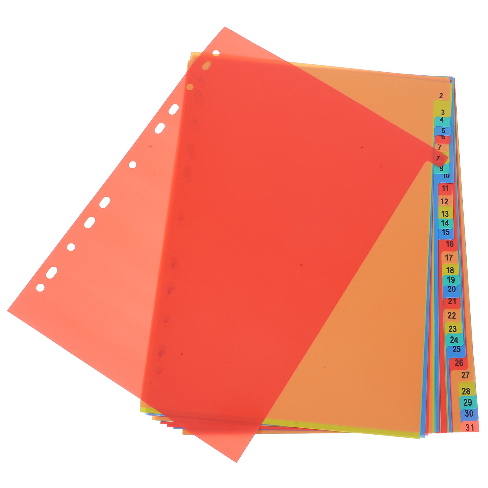 OUNONA 1 Set Loose-leaf Binder Divider Paper Dividers Notepad Dividers ...
