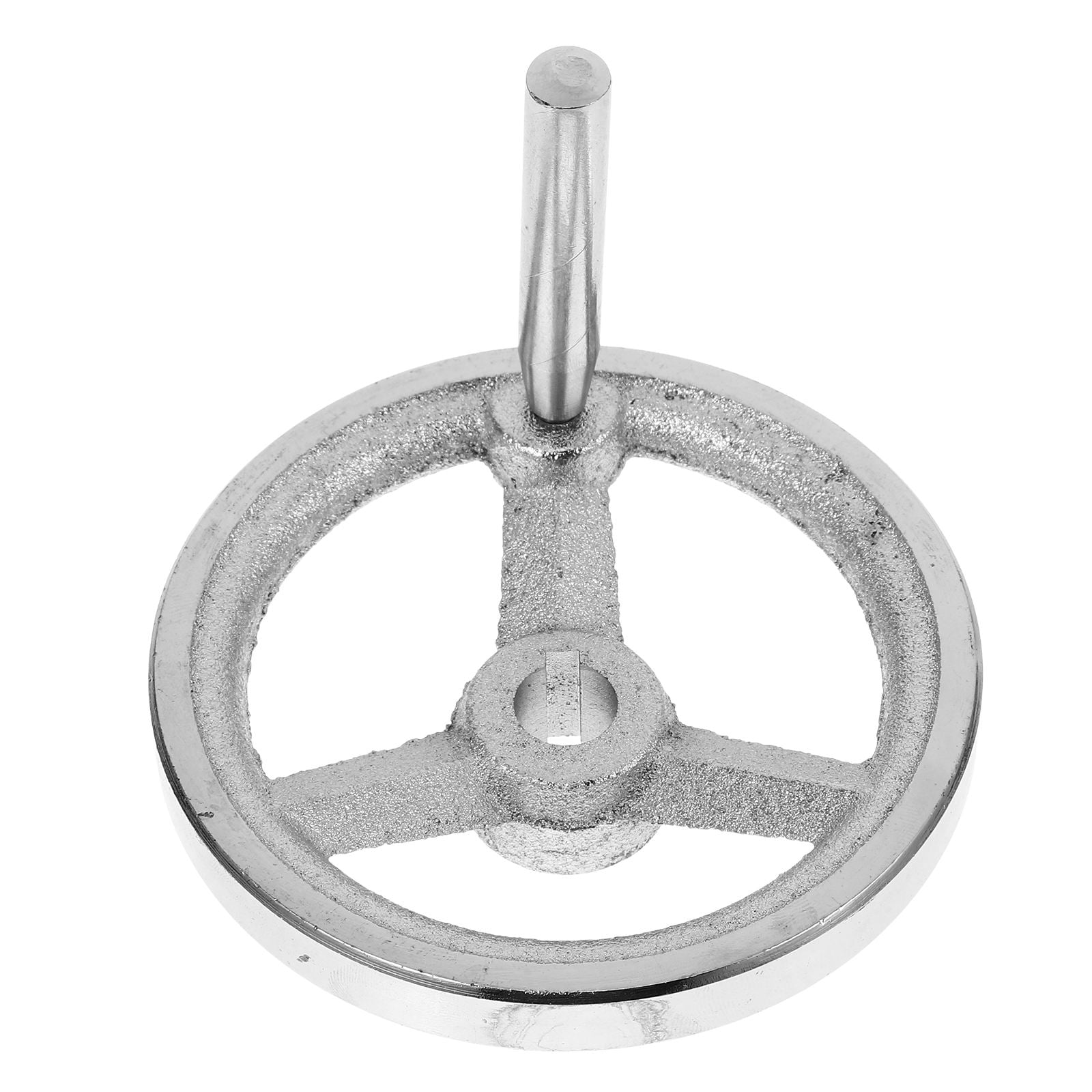 OUNONA 1 Set Metal Round Handwheel Rotary Hand Crank Revolving Handle ...